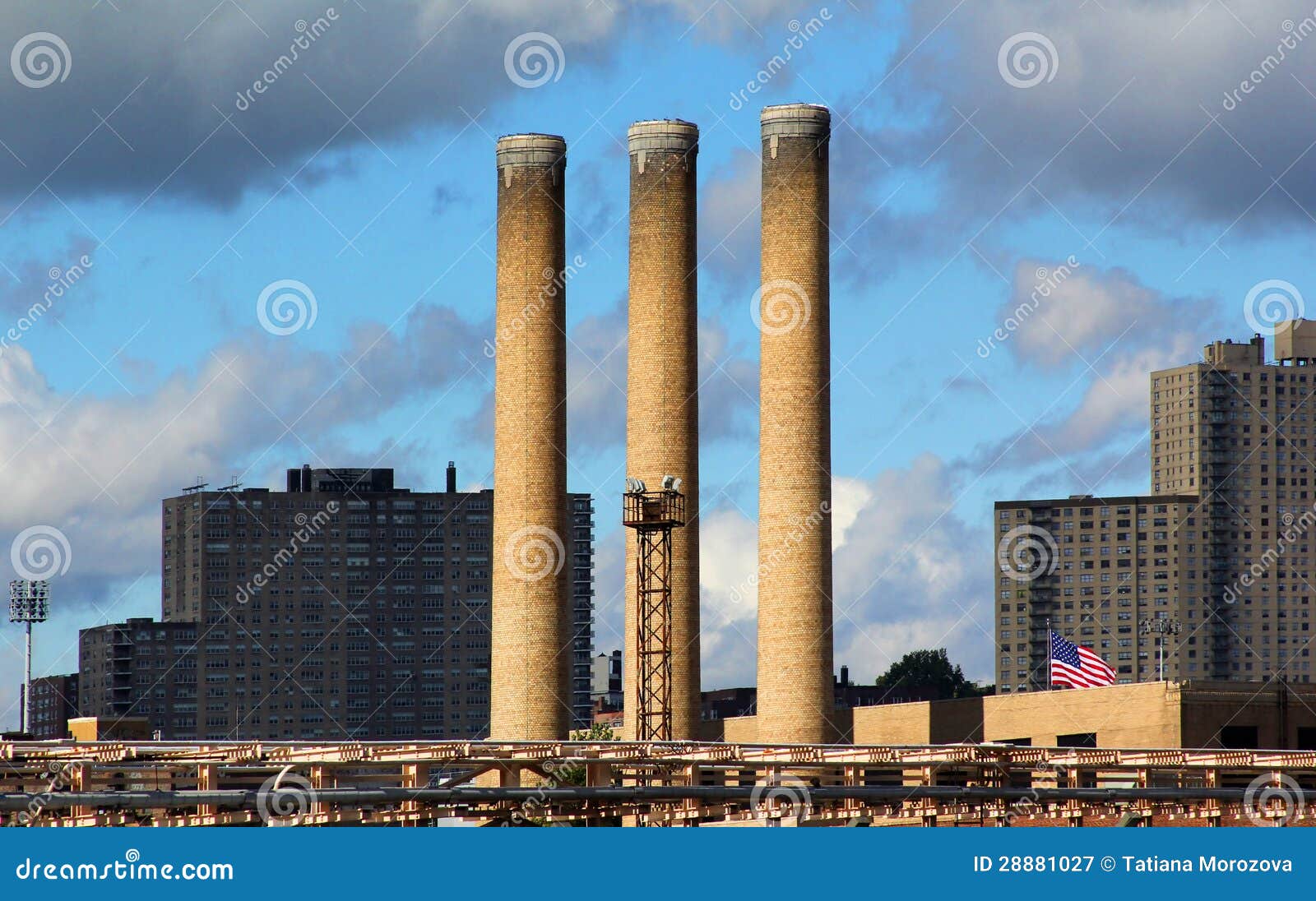 Brick smokestacks editorial photography. Image of york - 28881027