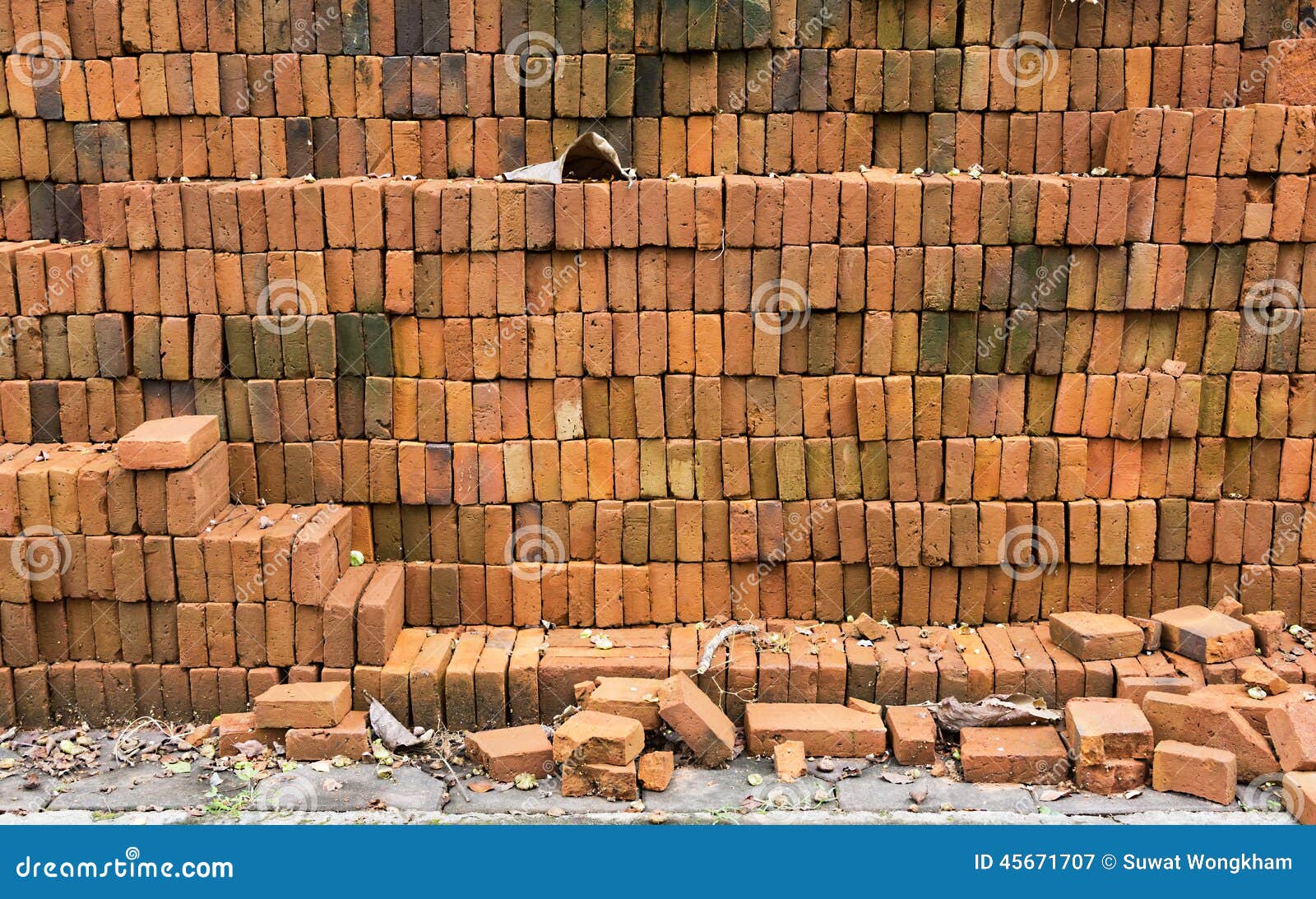 Brick Stack Background Stock Photo | CartoonDealer.com #85830966