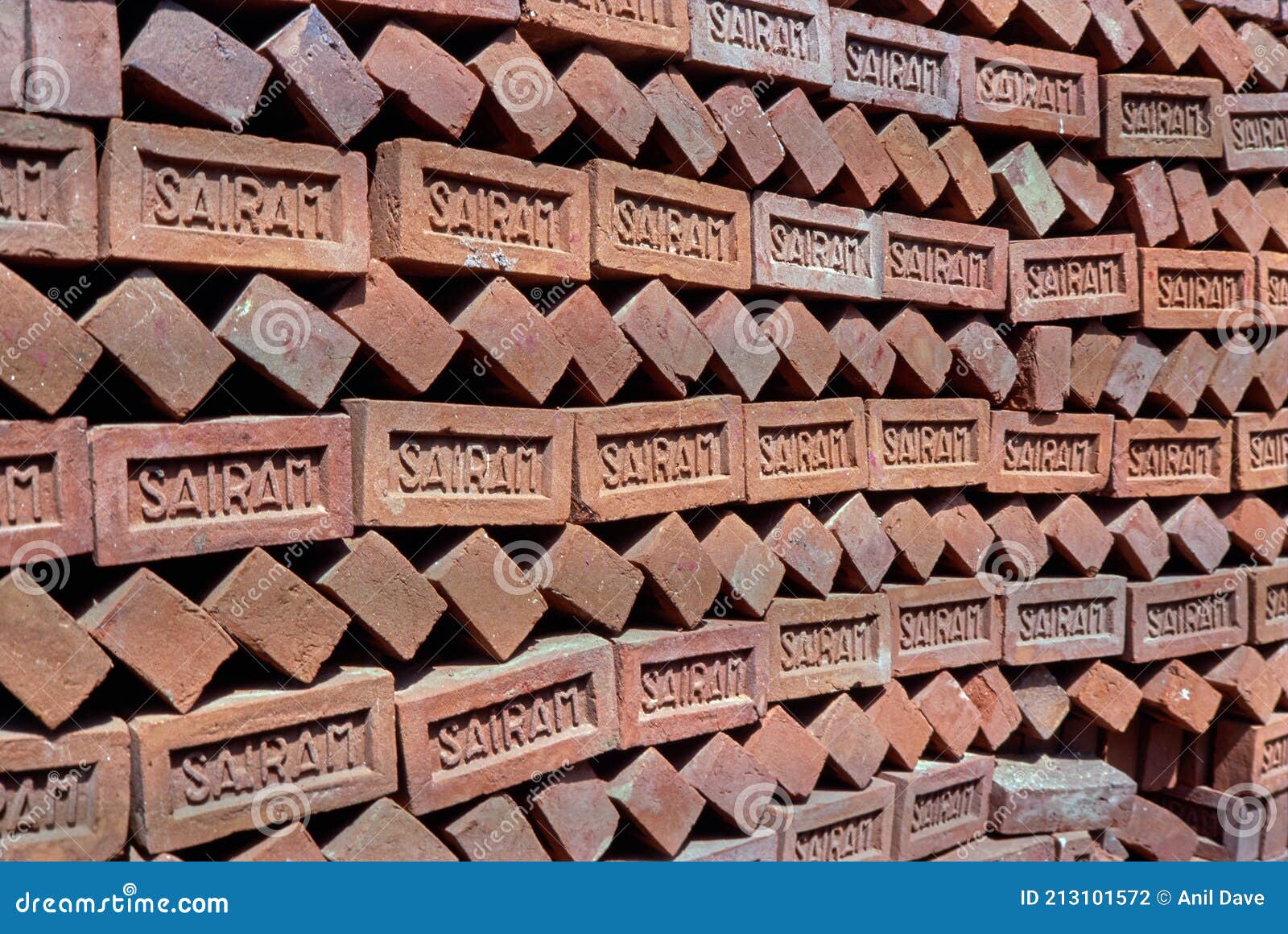 Brick Stack Up after Back and Ready for Dispatch Stock Photo - Image of ...