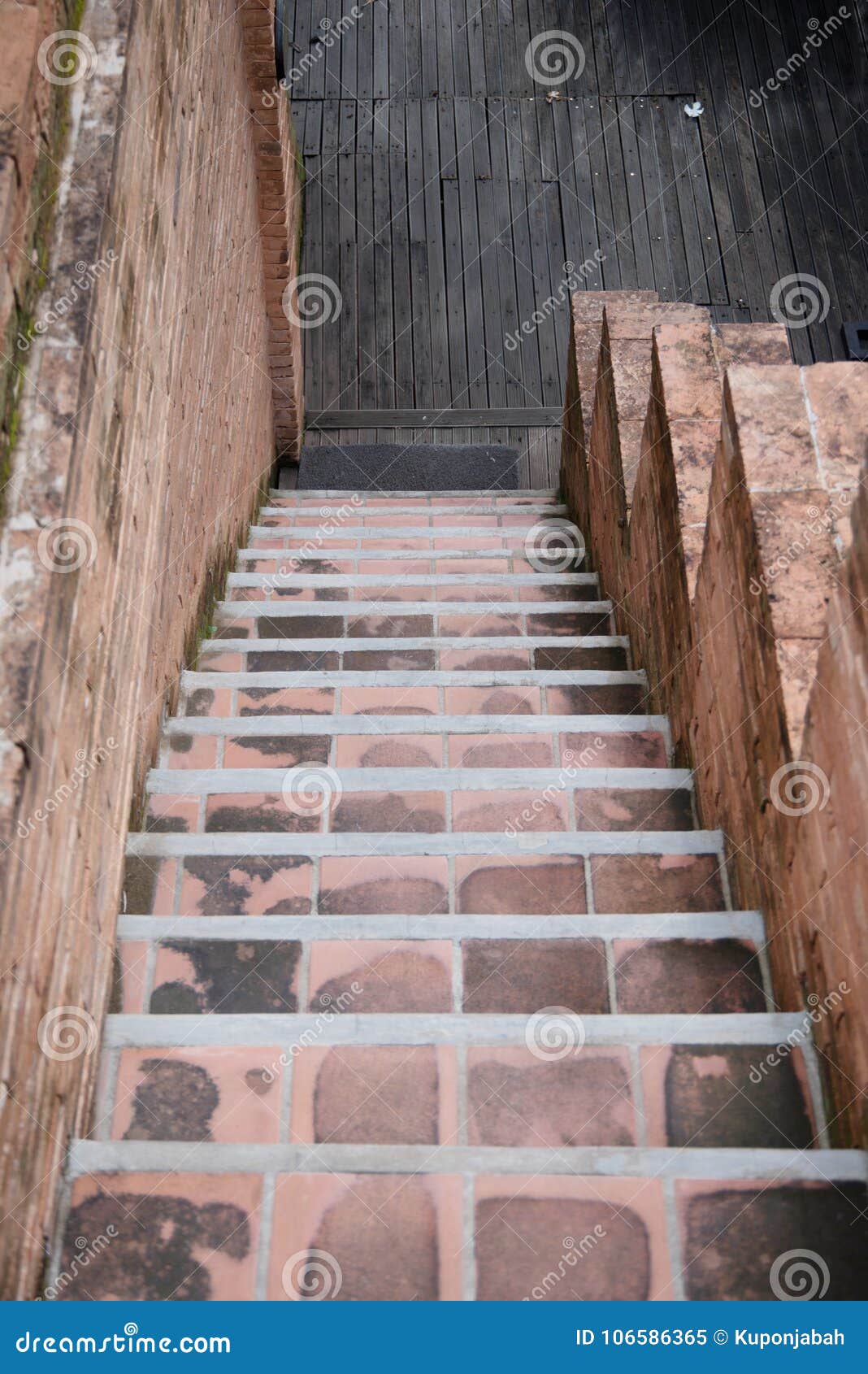 Brick Stair,Light Sidewalk, Pavement Texture Stock Photo ...