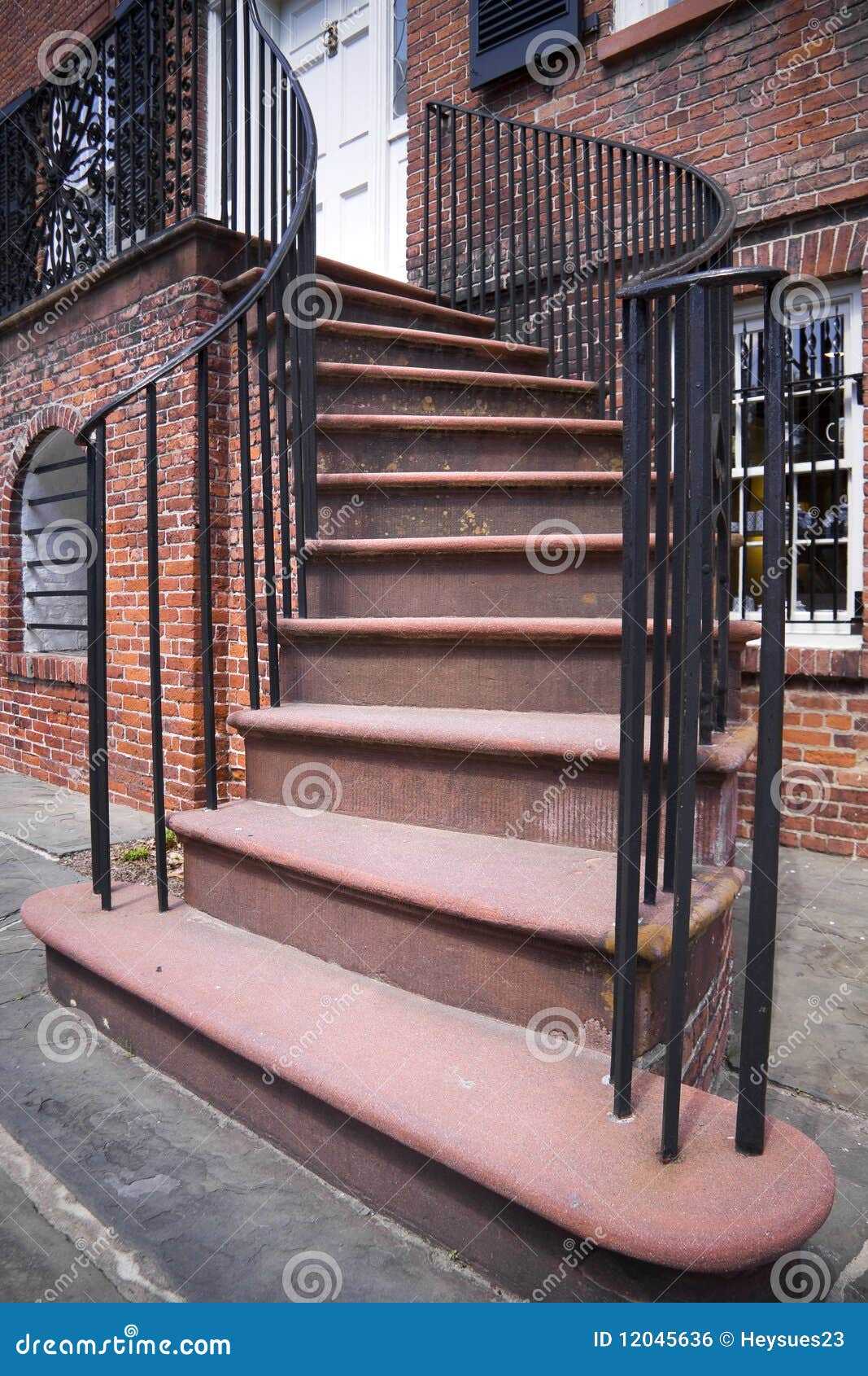 Brick staircase stock photo. Image of stairs, climb, elegant - 12045636