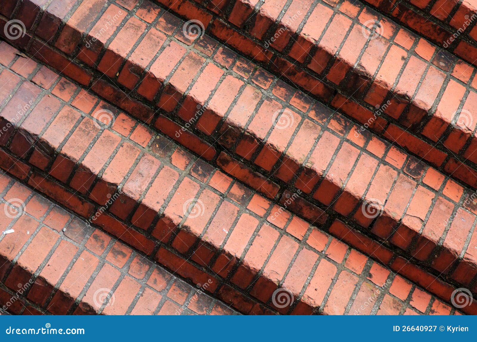 Brick stairs stock image. Image of building, walk, city - 26640927