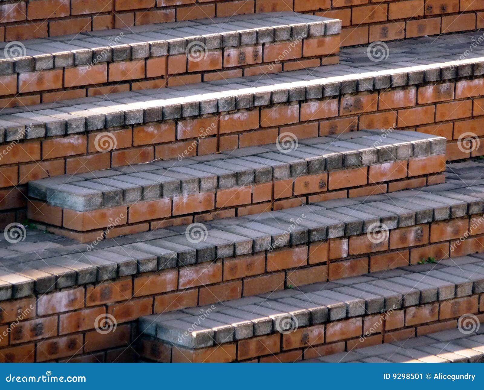 Brick steps 1 stock image. Image of ways, stairs, stairways - 9298501