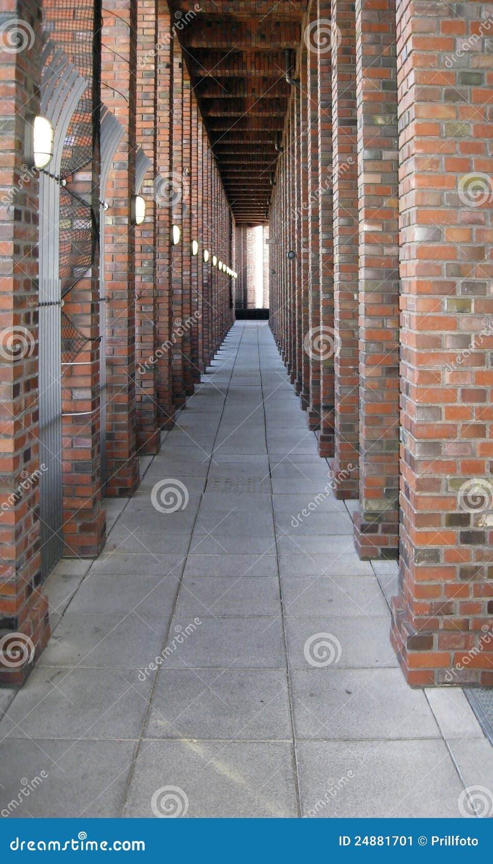 Brick stone arcade stock image. Image of fortified, cityscape - 24881701