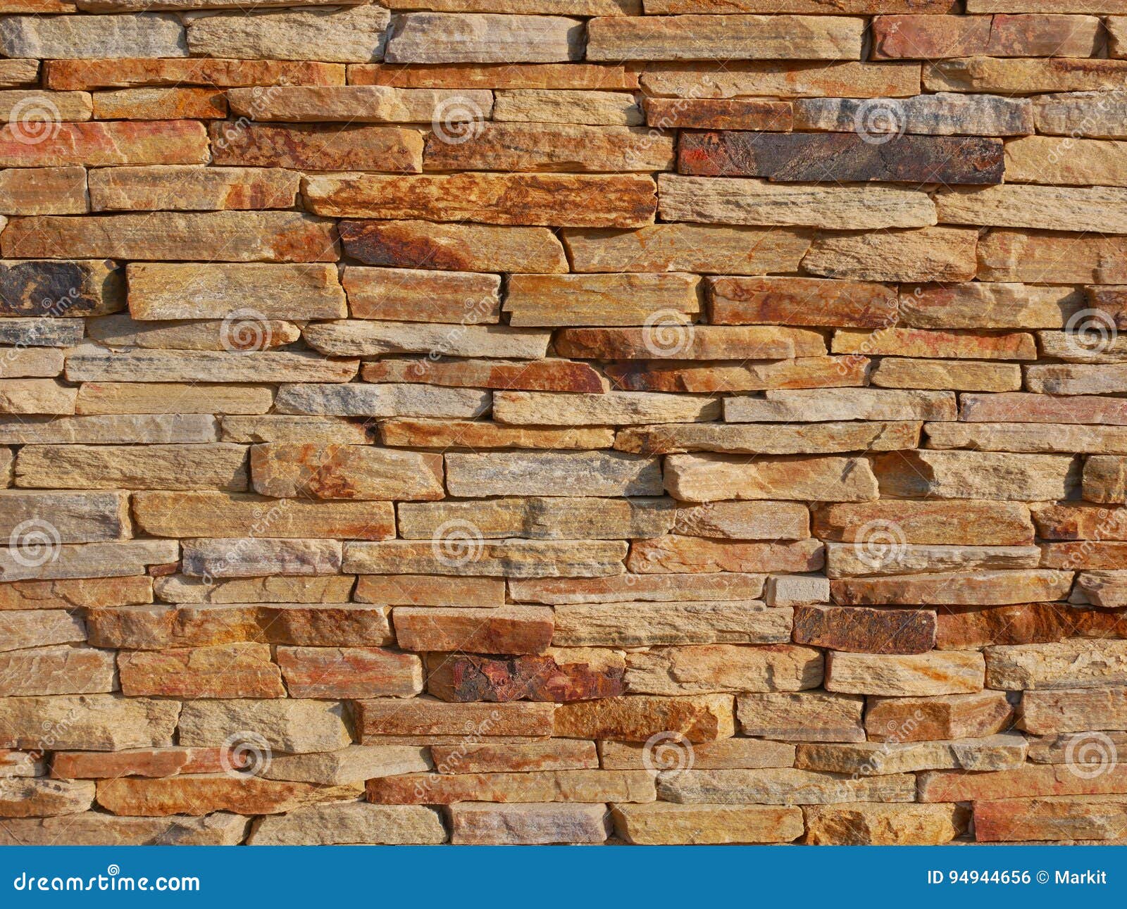 Brick Stone Fence Background Stock Photo - Image of brown, detailed ...