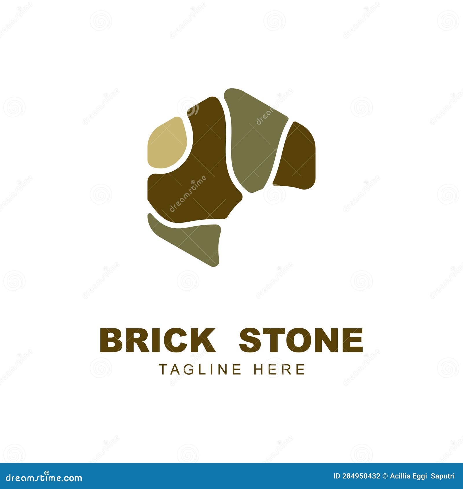 Brick Stone Logo Icon Vector Stock Vector - Illustration of business ...