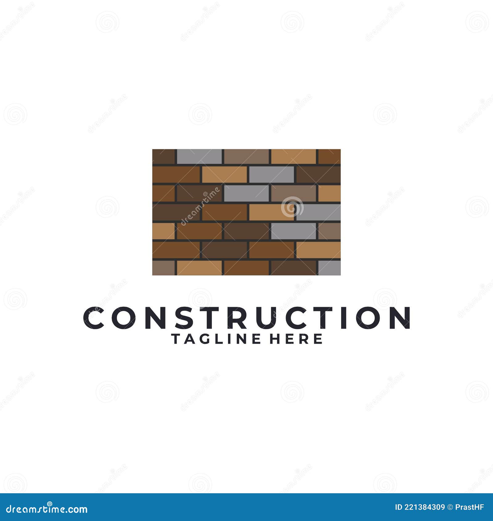 Brick Stone Logo Vector Icon Illustration Design Stock Vector ...