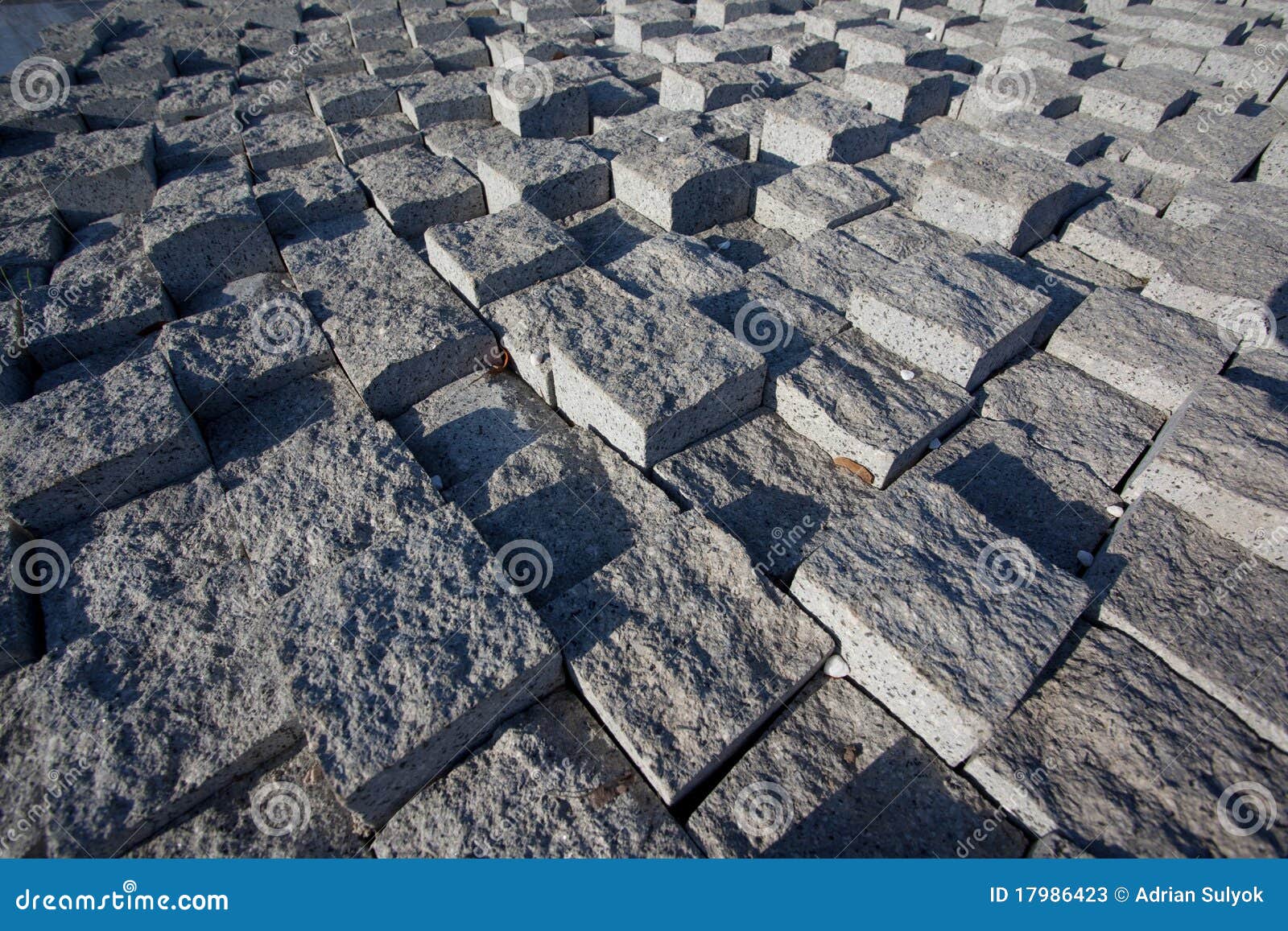 Brick stone street stock image. Image of stone, stones - 17986423