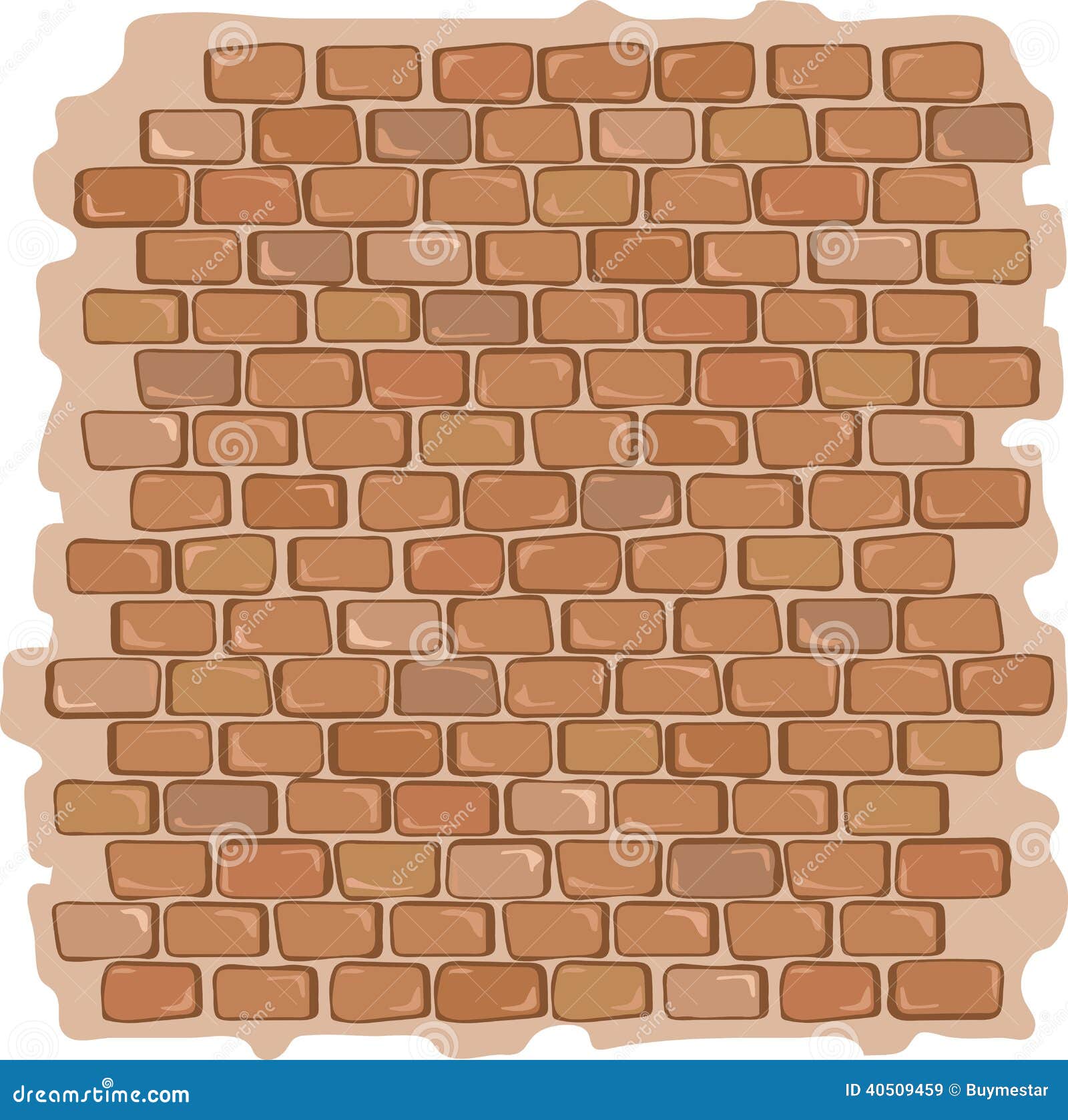 Brick Stone Wall Texture Background Vector Illustration Stock Vector ...
