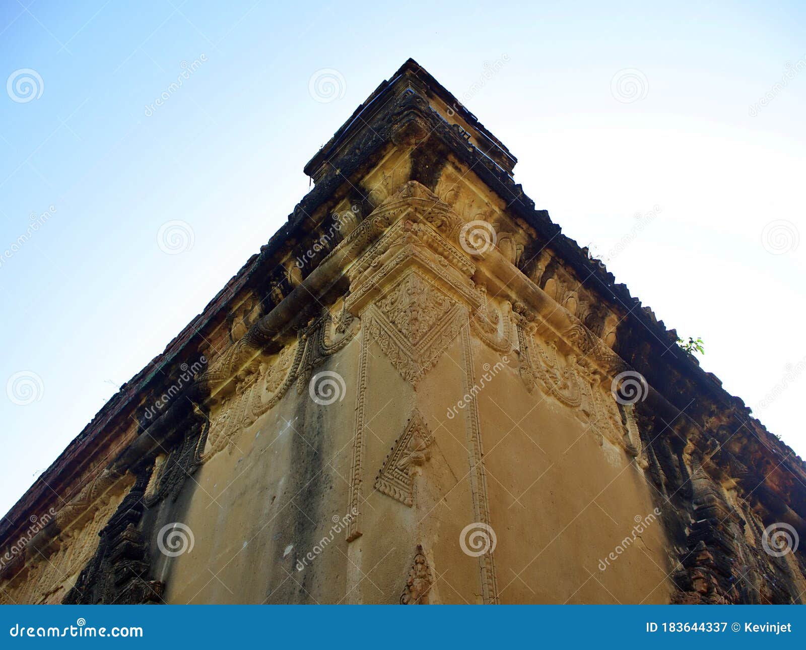 The Structure of Ancient Bagan Stock Image - Image of buddhism, pagoda ...