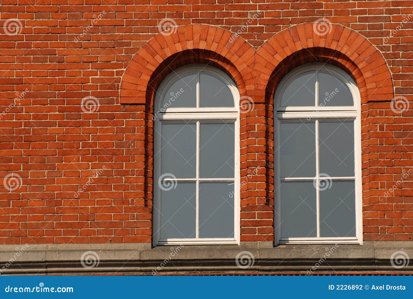 Brick surrounded windows stock photo. Image of windows - 2226892