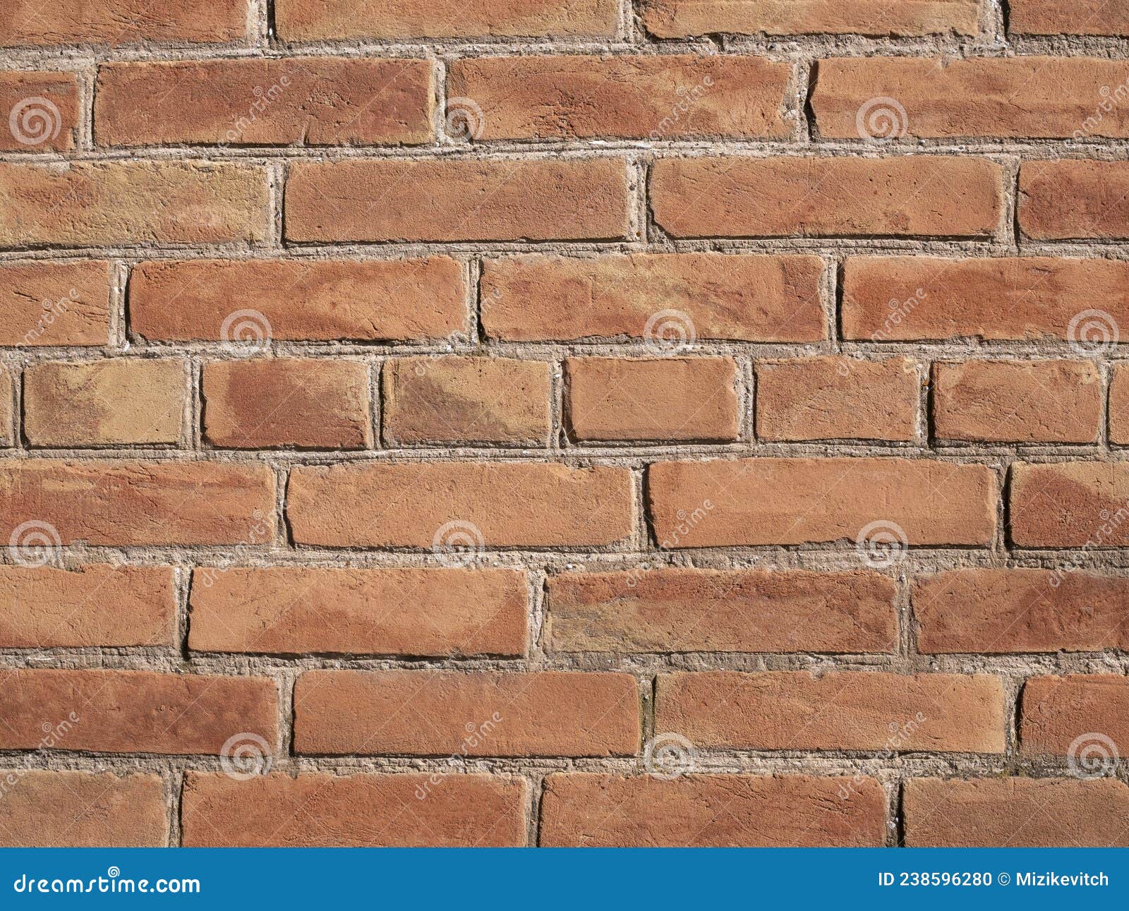 Brick Texture for the Background. Ruins of a Brick Wall. Stock Photo ...