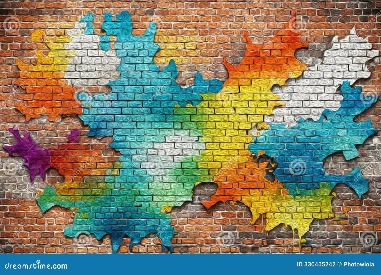 Brick Texture. Pattern for Printing on Wall Decorations, Covers ...