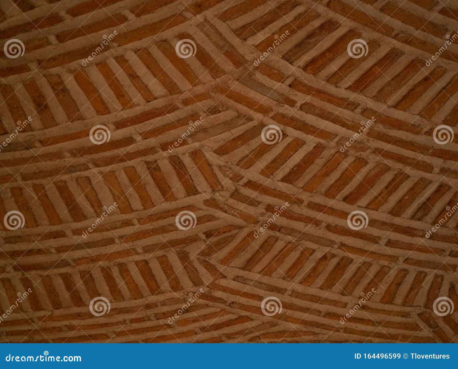 Brick and Thick Mortar in Repeating Arc Pattern Stock Image - Image of ...