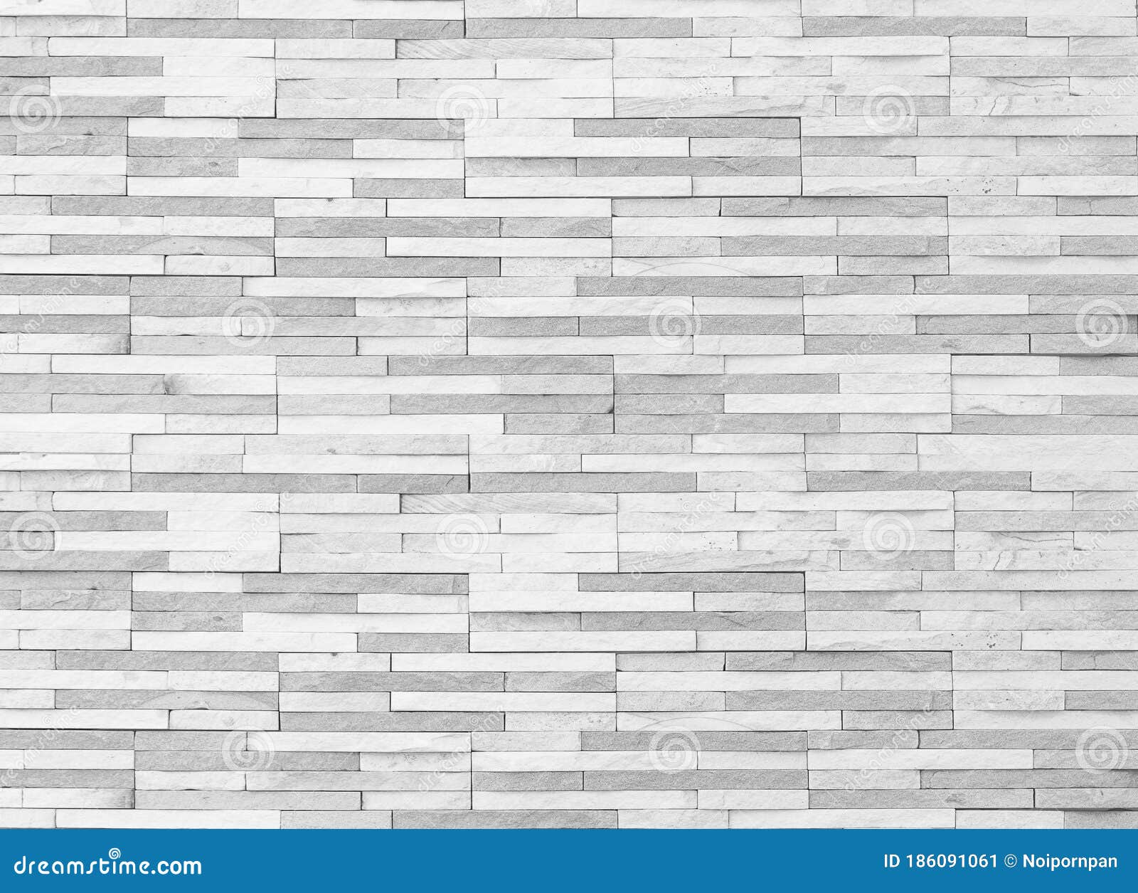 Brick Tile Wall Texture Pattern Background in White Grey Color Stock ...