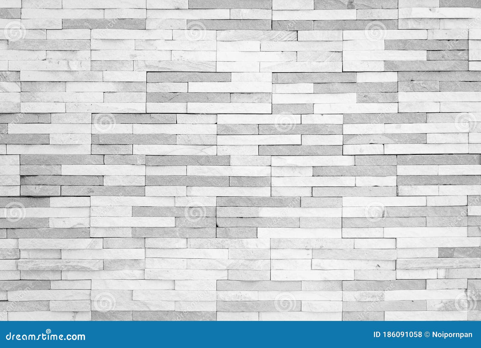 Brick Tile Wall Texture Pattern Background in White Grey Color Tone ...