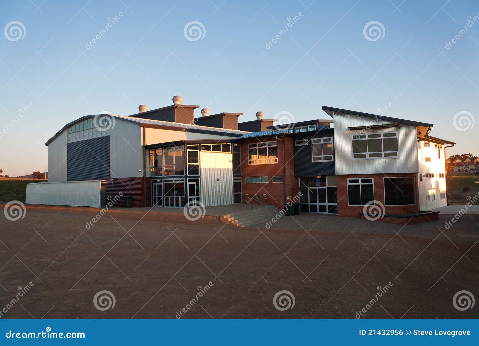Brick and tin buildings stock photo. Image of brick, corrugated - 21432956