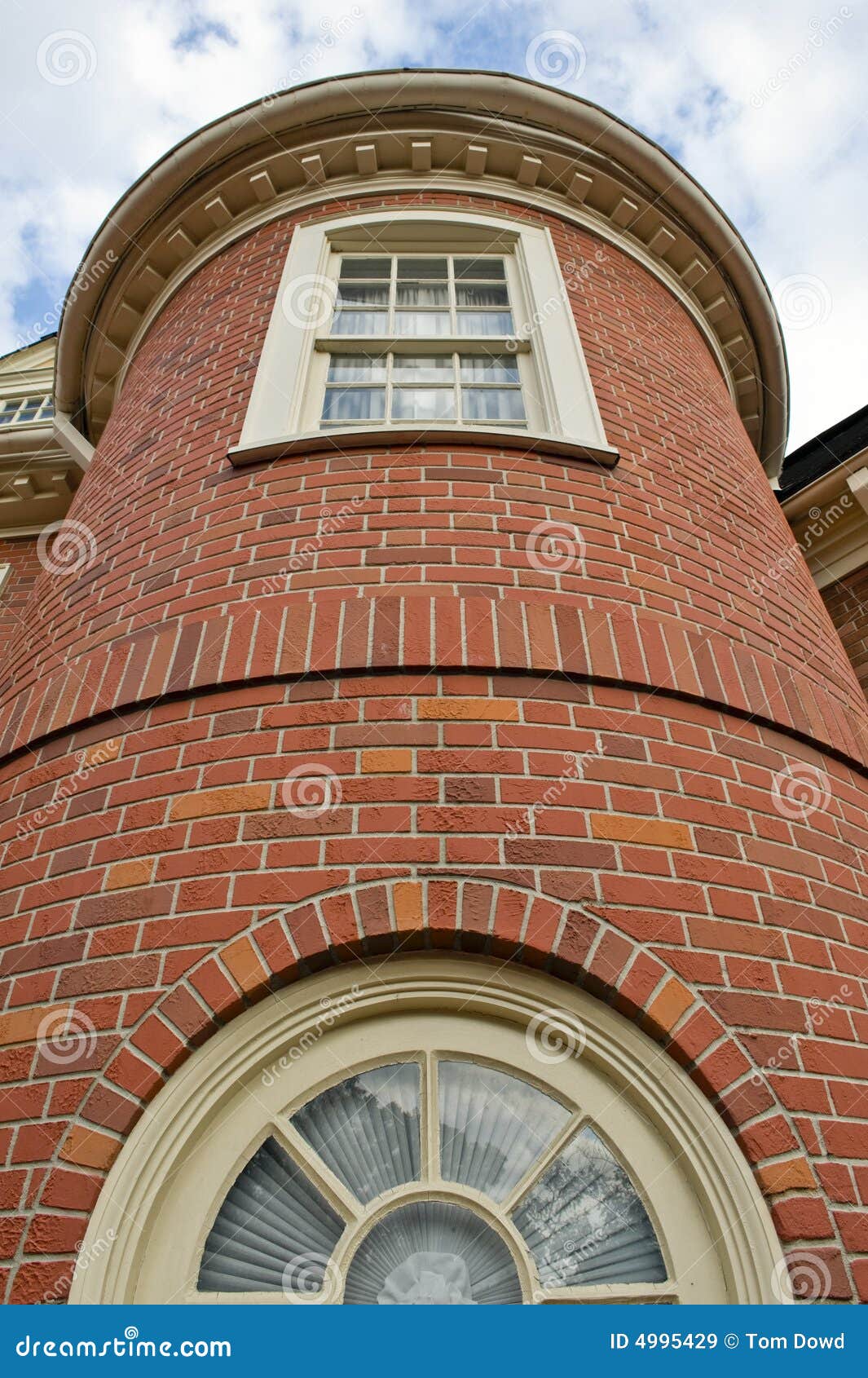Brick tower stock image. Image of architecture, circular - 4995429
