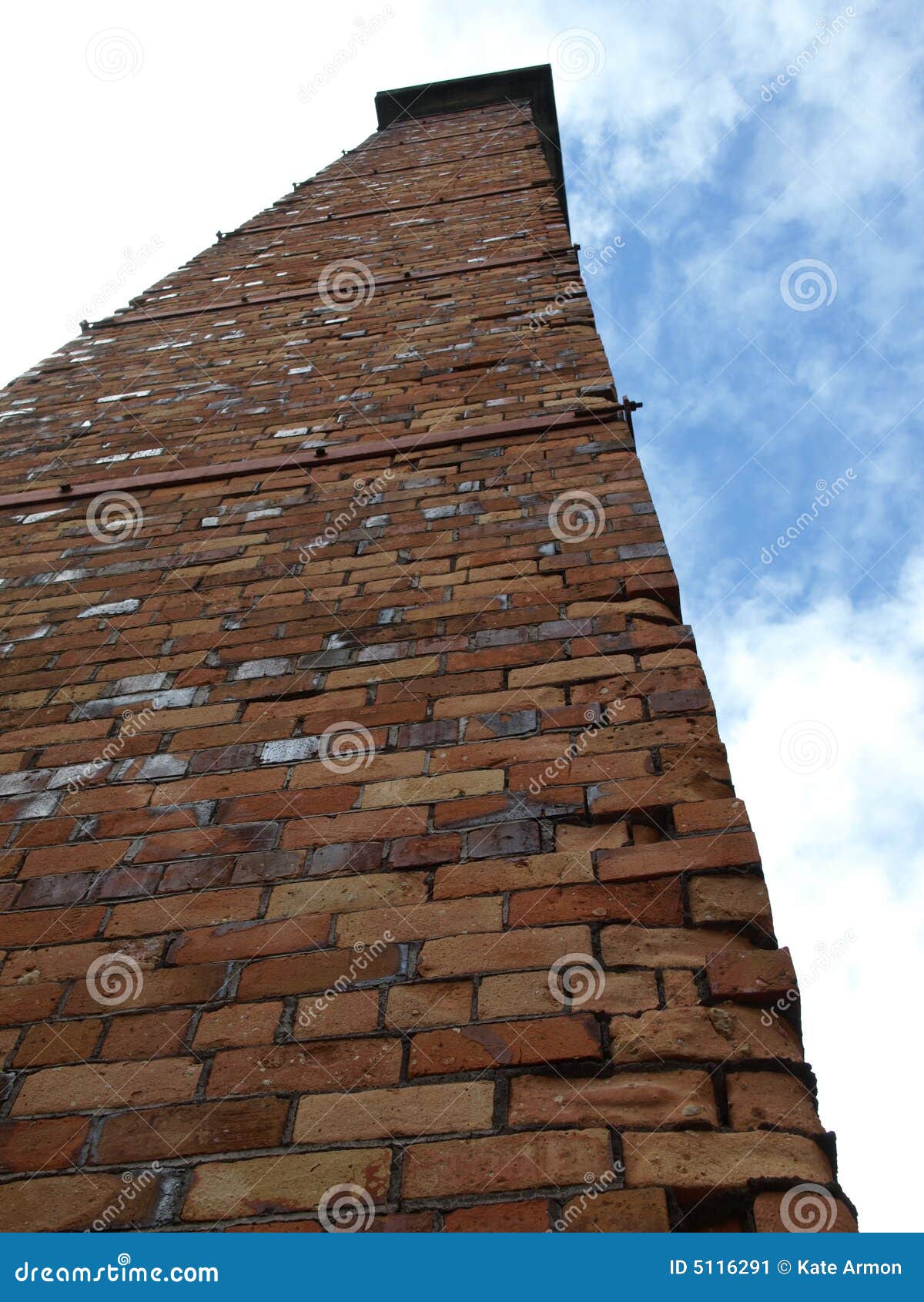 Brick tower stock image. Image of skyscraper, cement, building - 5116291