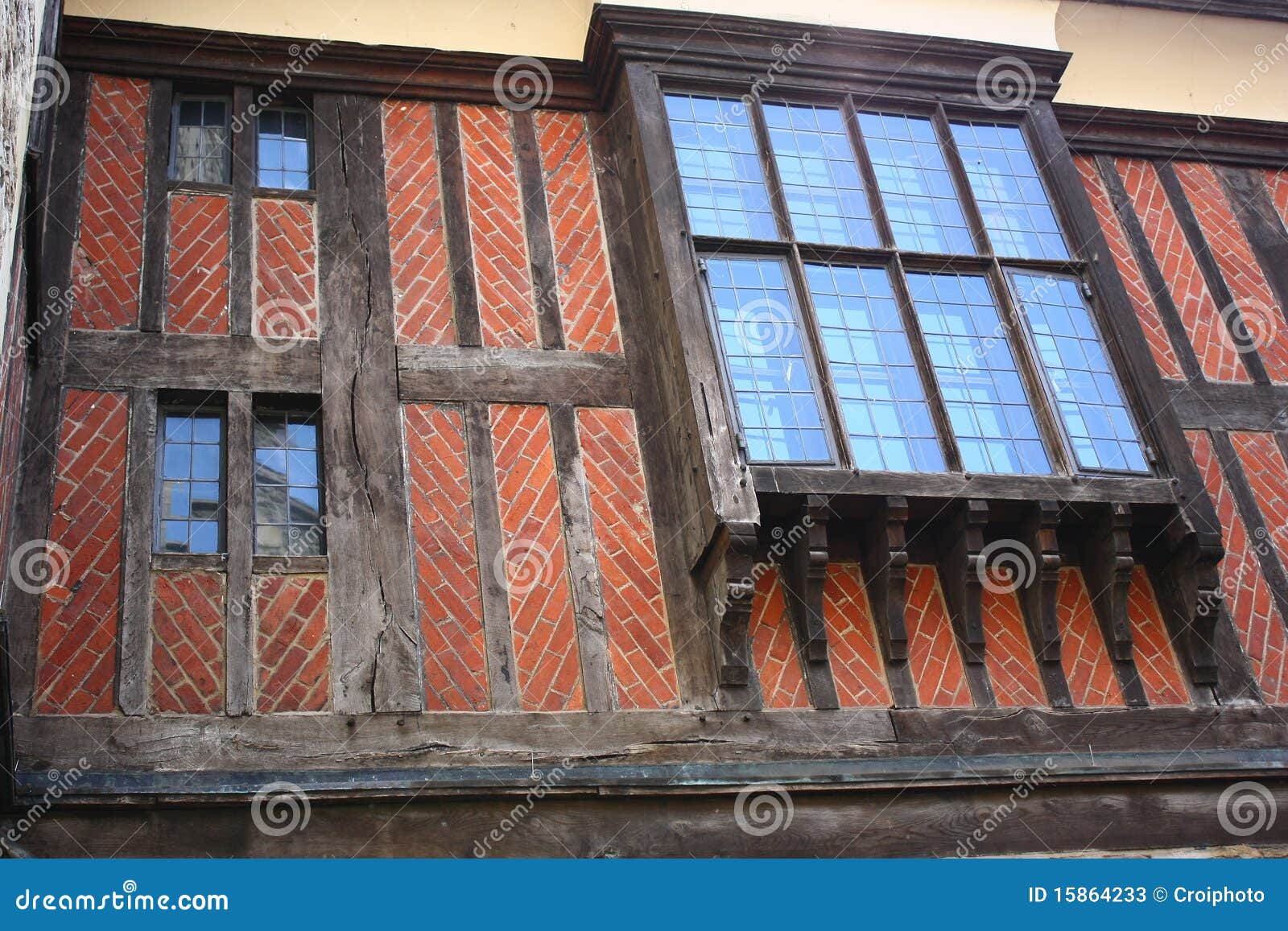 Brick Tudor Timber Frame - Tower of London Stock Image - Image of ...