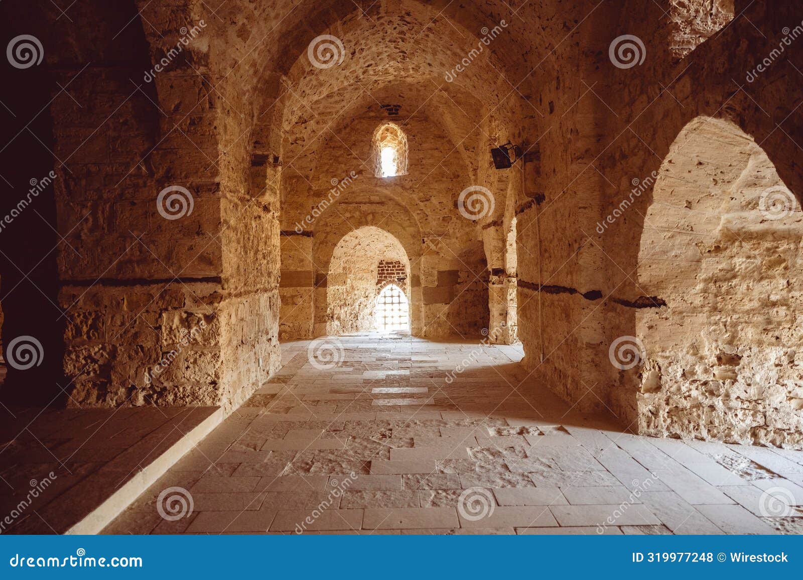 Brick Tunnel with Windows and an Entrance Editorial Stock Photo - Image ...