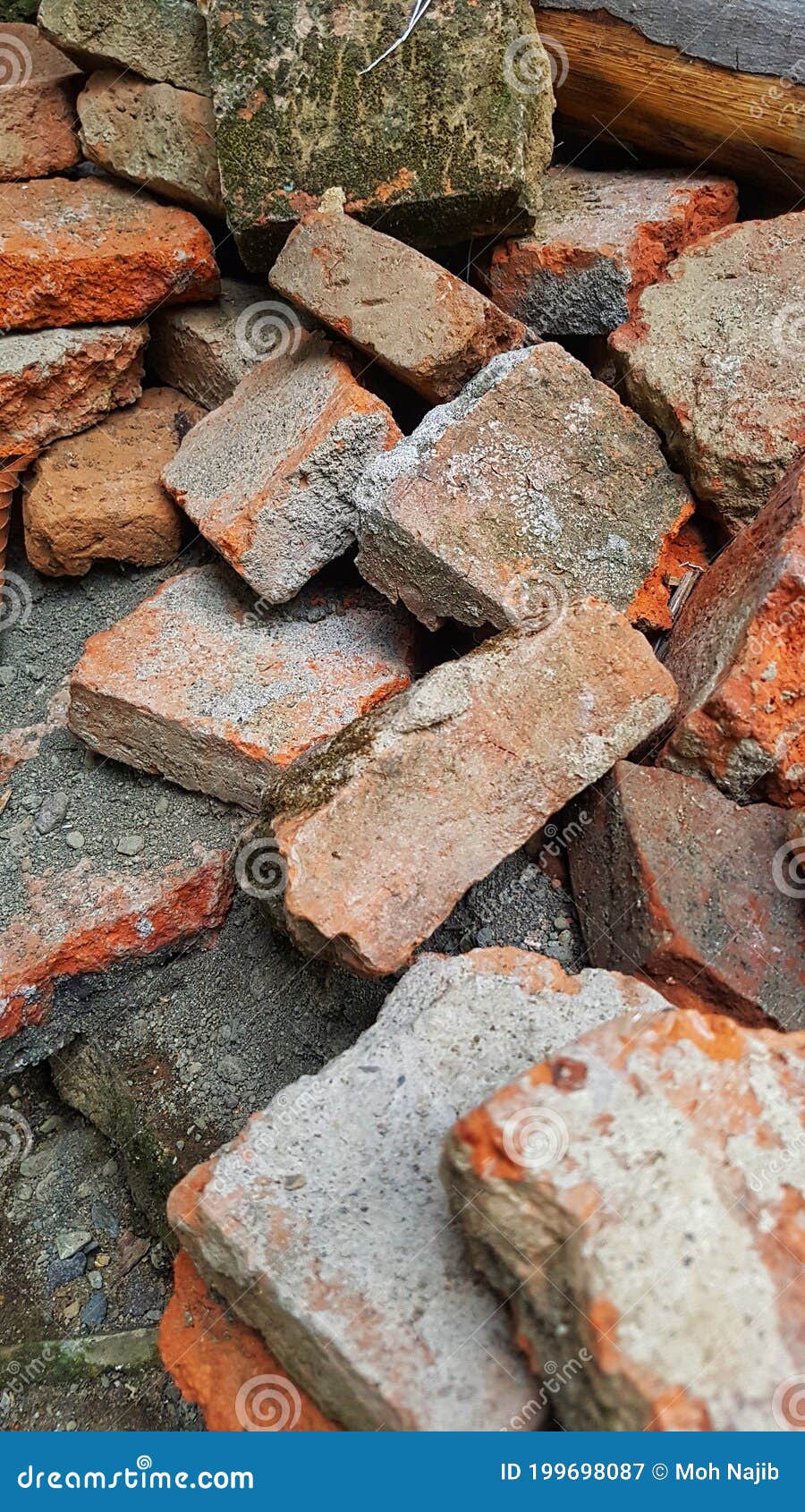 Brick stock image. Image of soil, floor, asphalt, boulder - 199698087