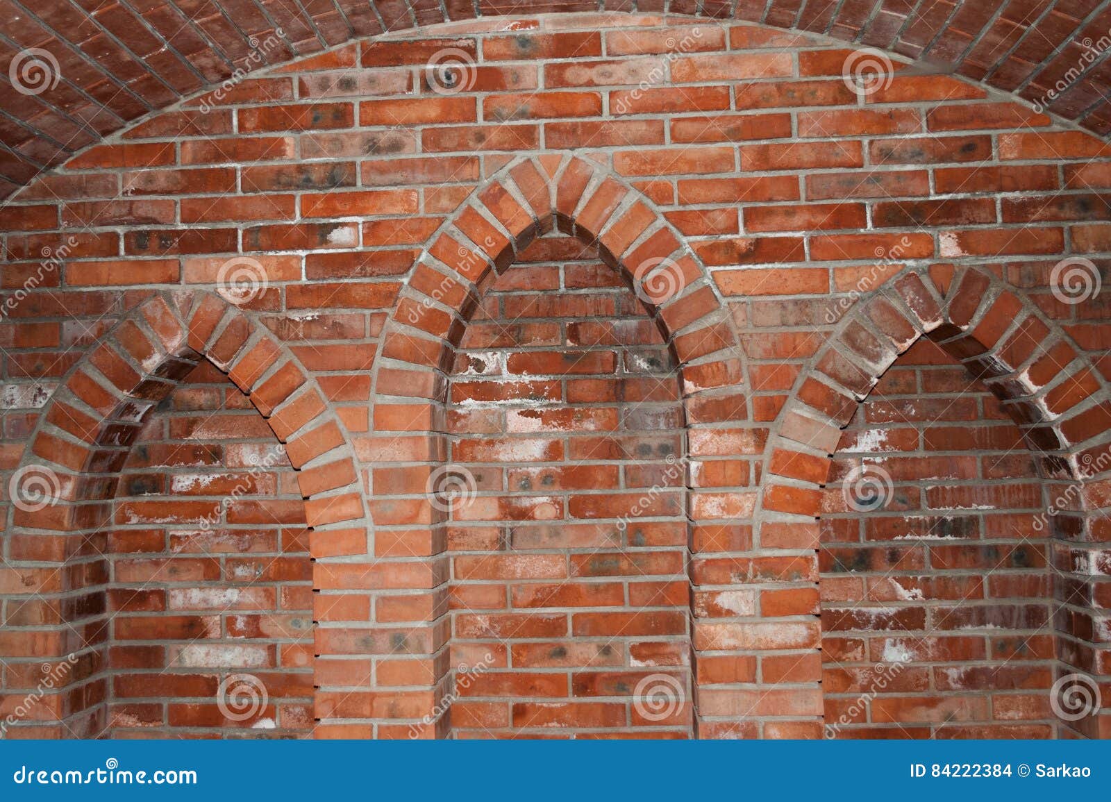 Red Brick Vault Background Stock Photo | CartoonDealer.com #106349904