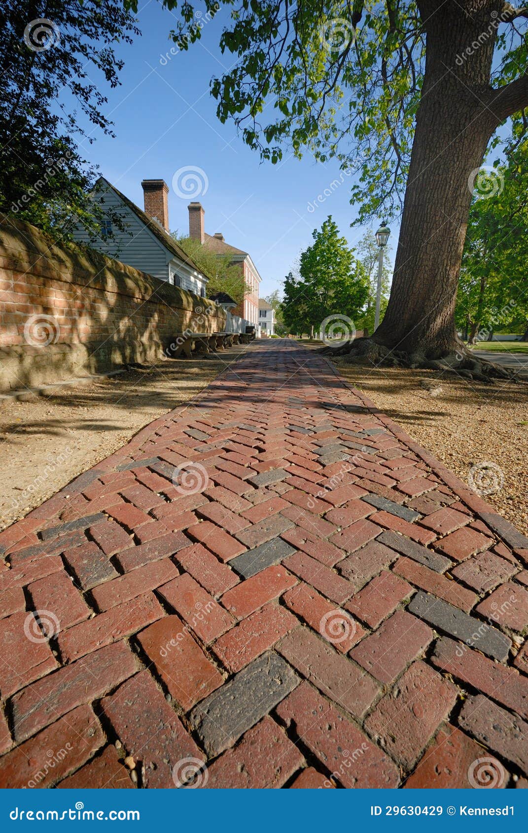 Brick walkway editorial stock image. Image of tourist - 29630429