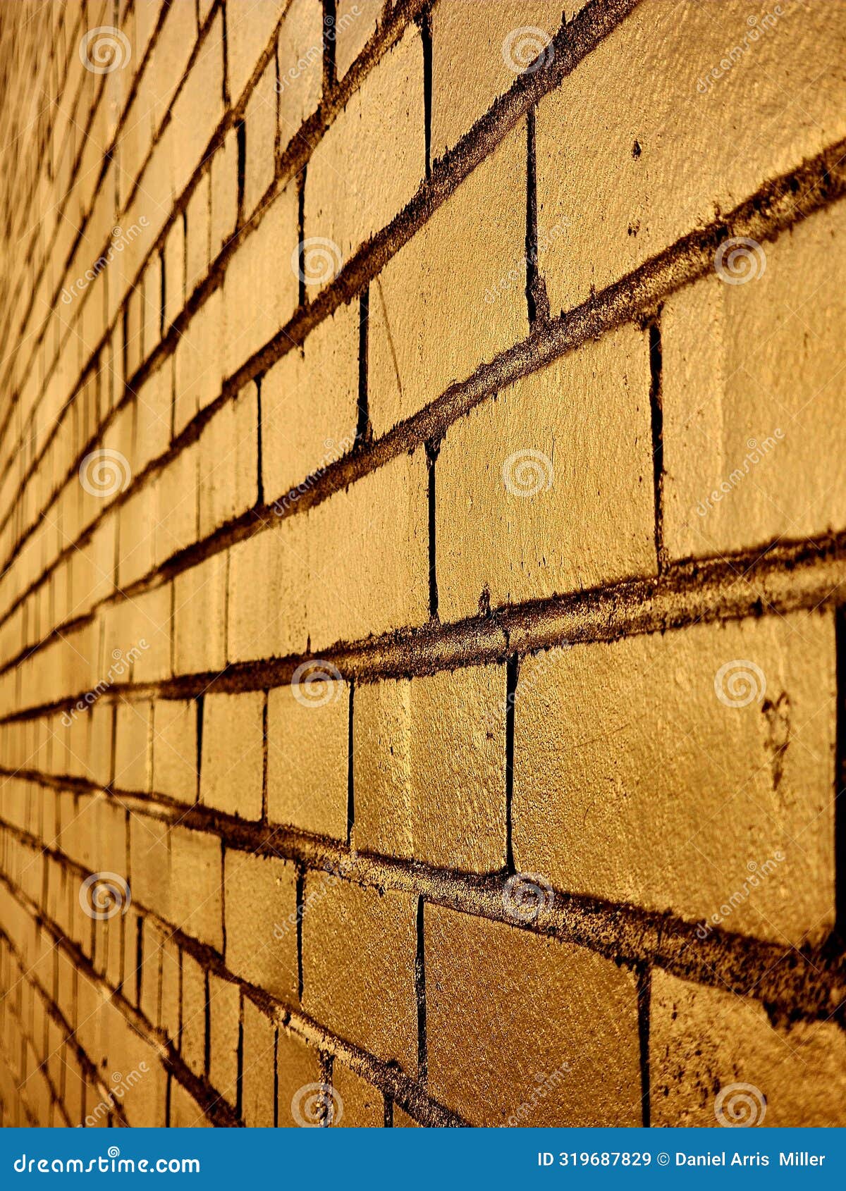 Brick Wall Abstract Art Design Pattern Wide Angle Stock Image - Image ...