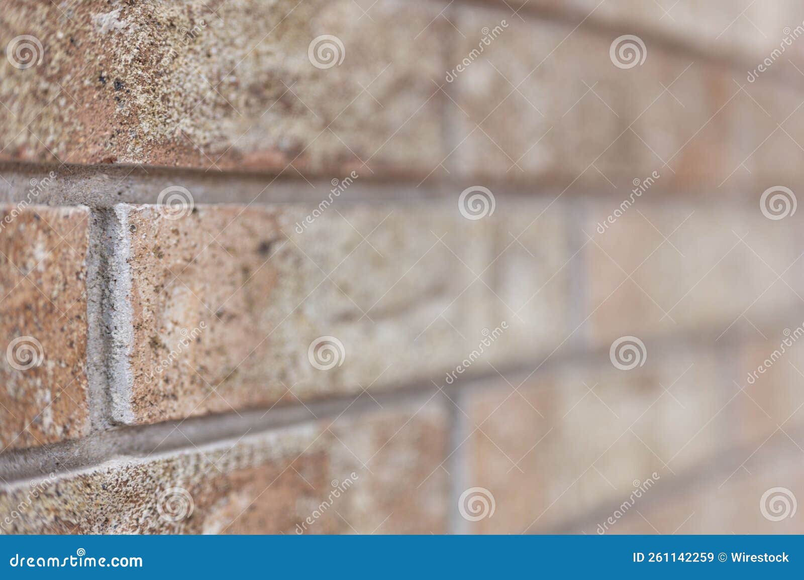 Brick Wall Angled with a Shallow Stock Image - Image of brickwork, wall ...