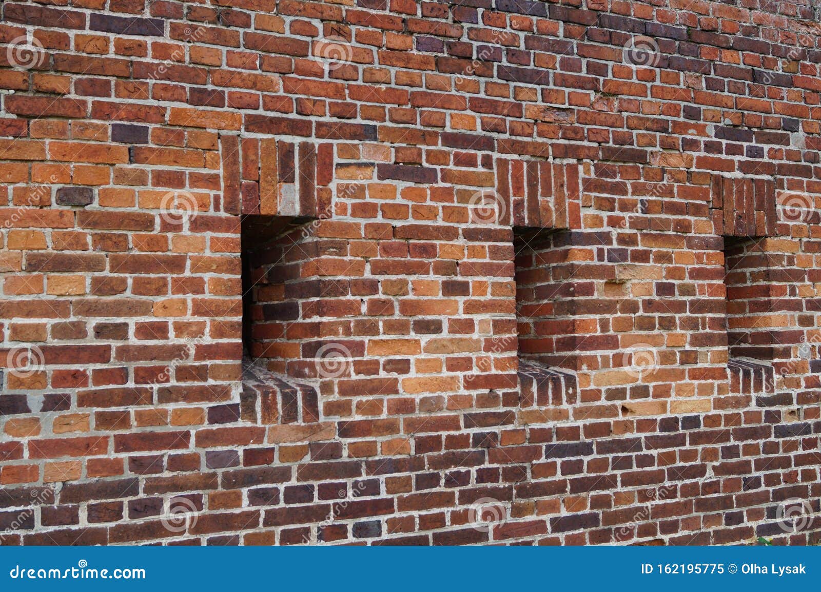 Brick Wall Architectural Element Stock Image - Image of stone, material ...