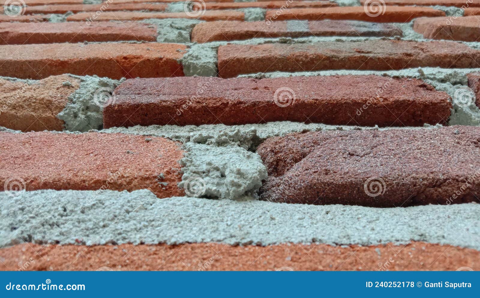 Brick Wall Arrangement, Red Brick Stock Photo - Image of wall, roof ...