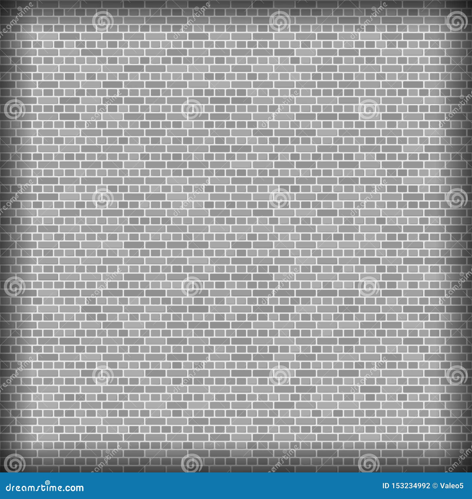 Brick Wall Background. Abstract Grey Brick Pattern Stock Vector ...