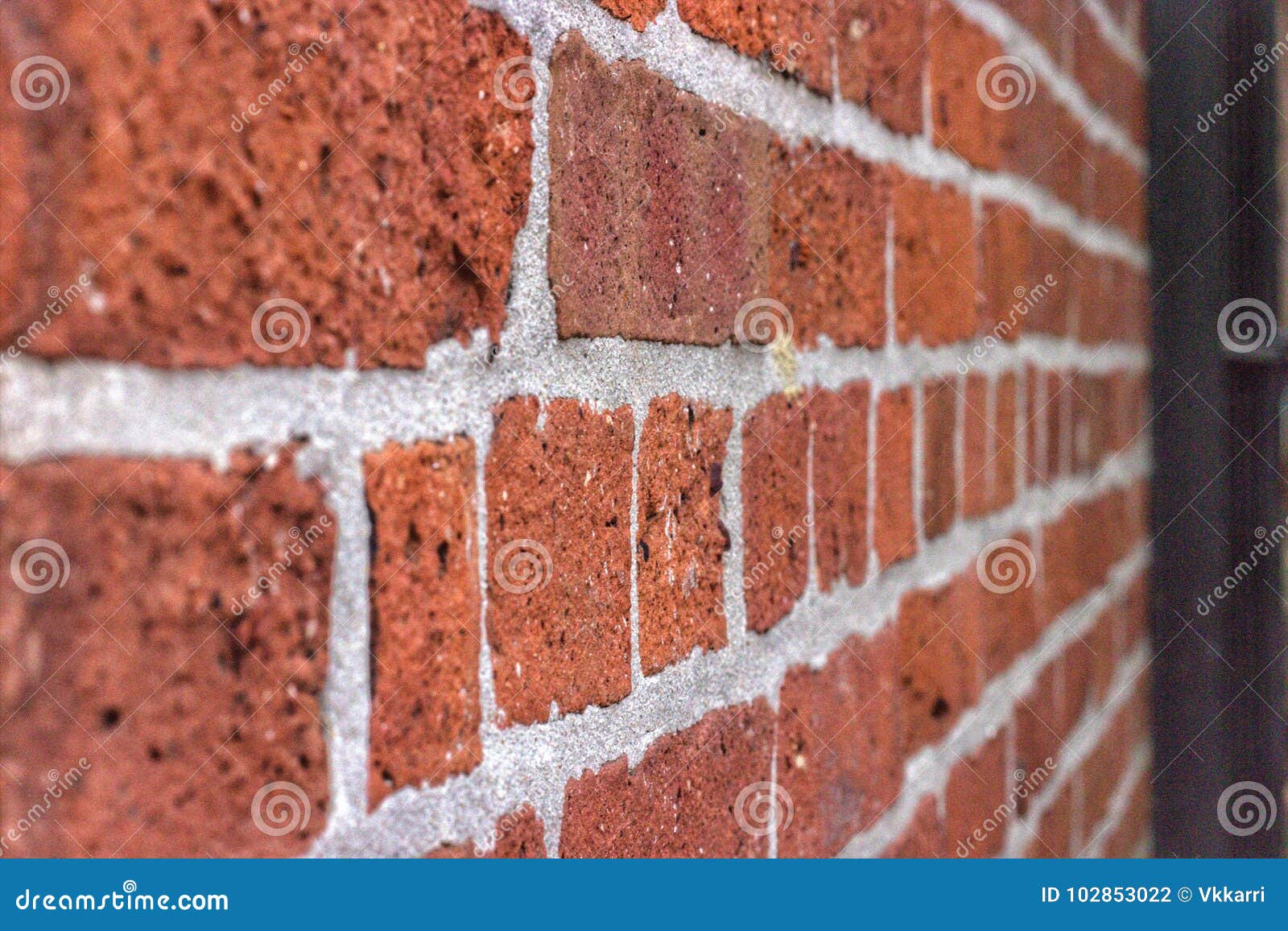 Brick Wall Background at Angle Stock Photo - Image of background ...