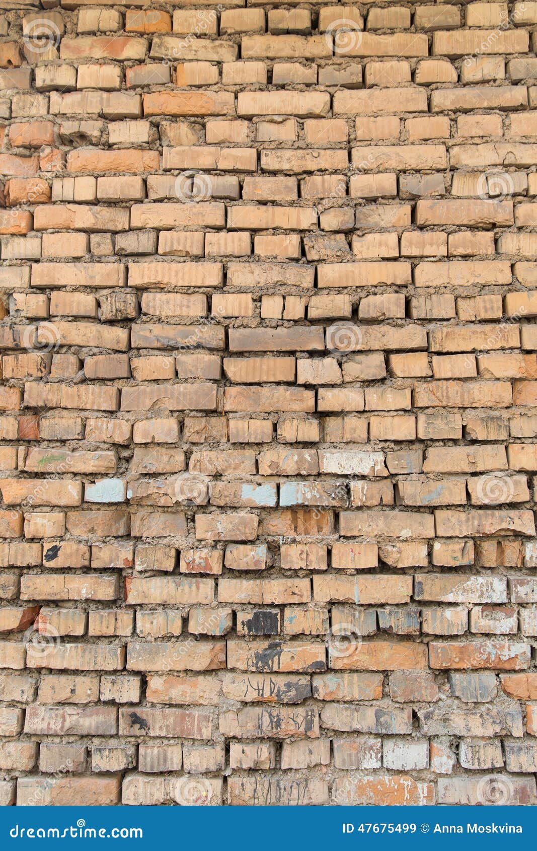Brick wall background stock image. Image of cement, abstract - 47675499