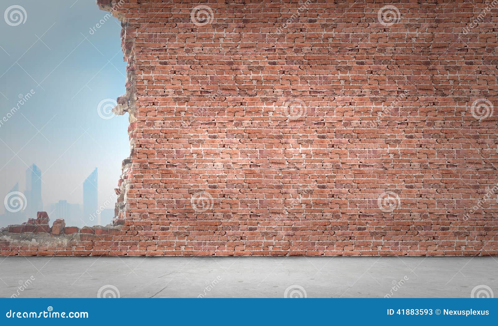 Brick wall stock image. Image of messy, interior, background - 41883593