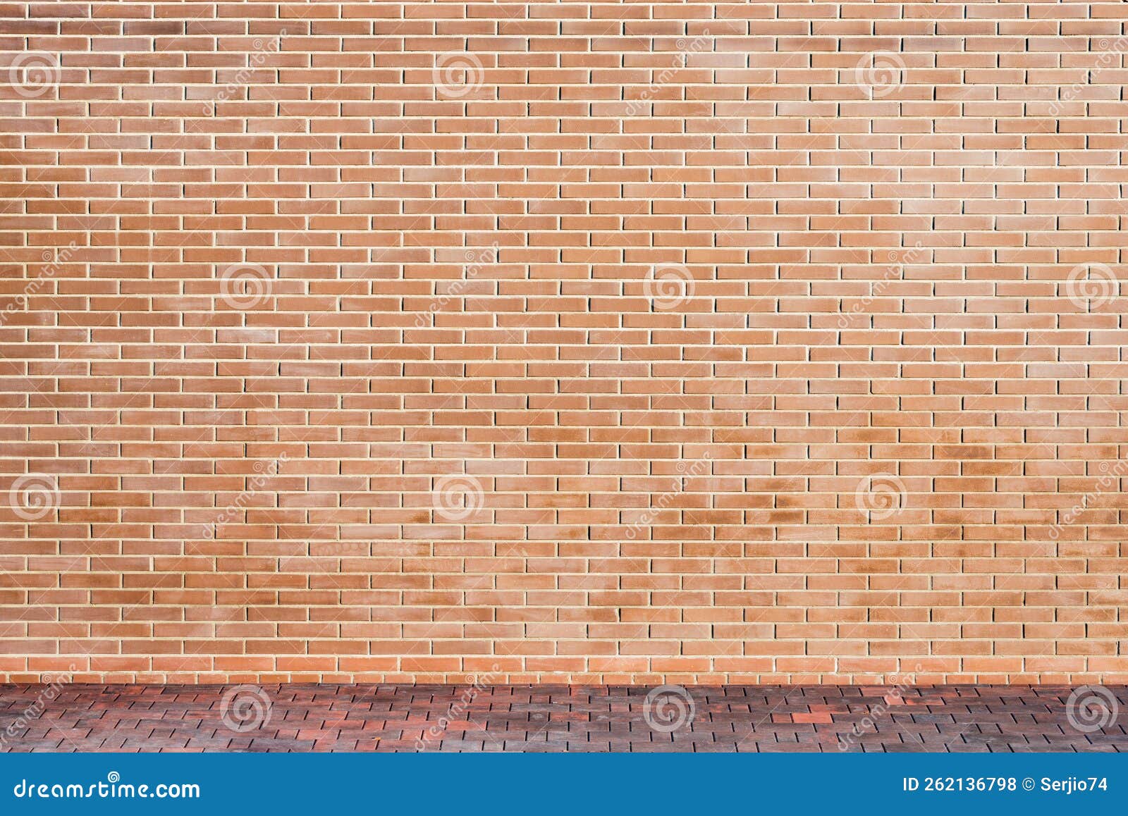 Brick Wall Background Outside of the Building Stock Photo - Image of ...
