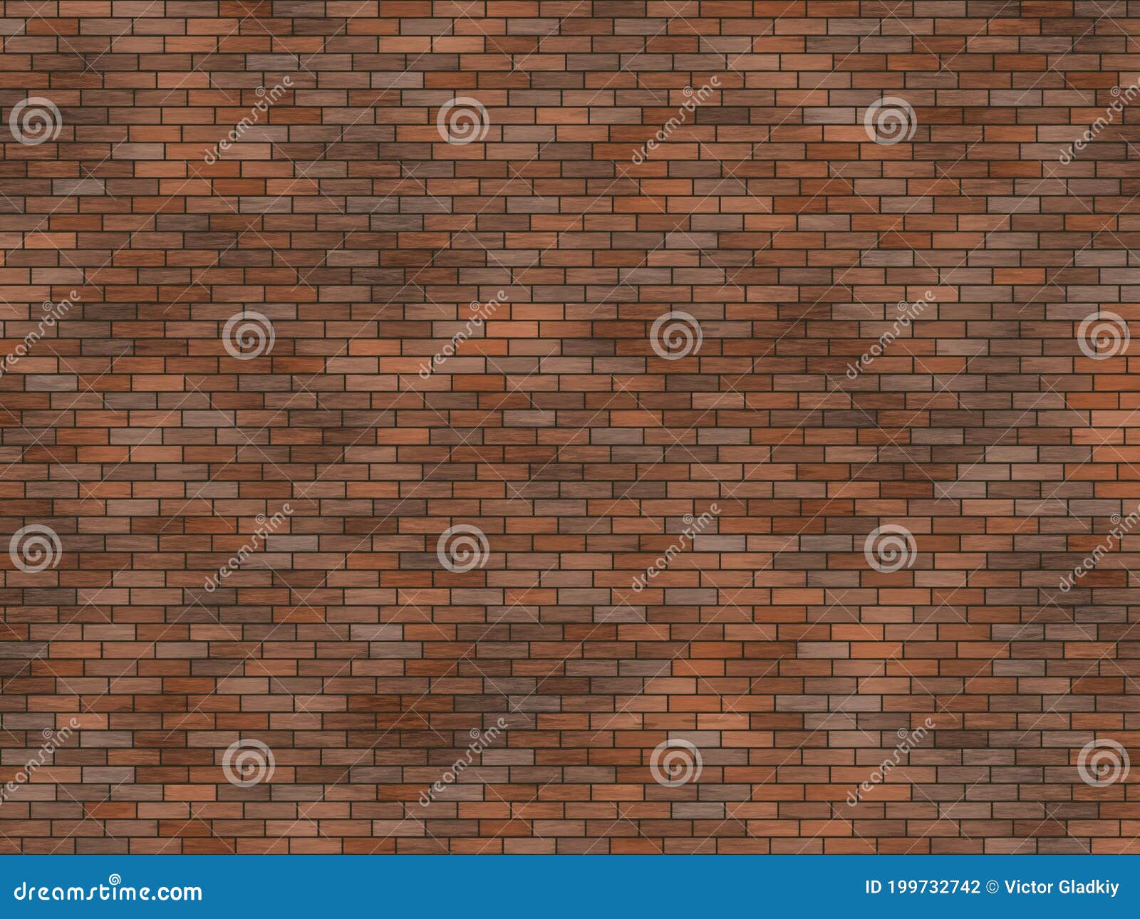 Brick Wall Background Texture or Wallpaper Illustration Stock ...