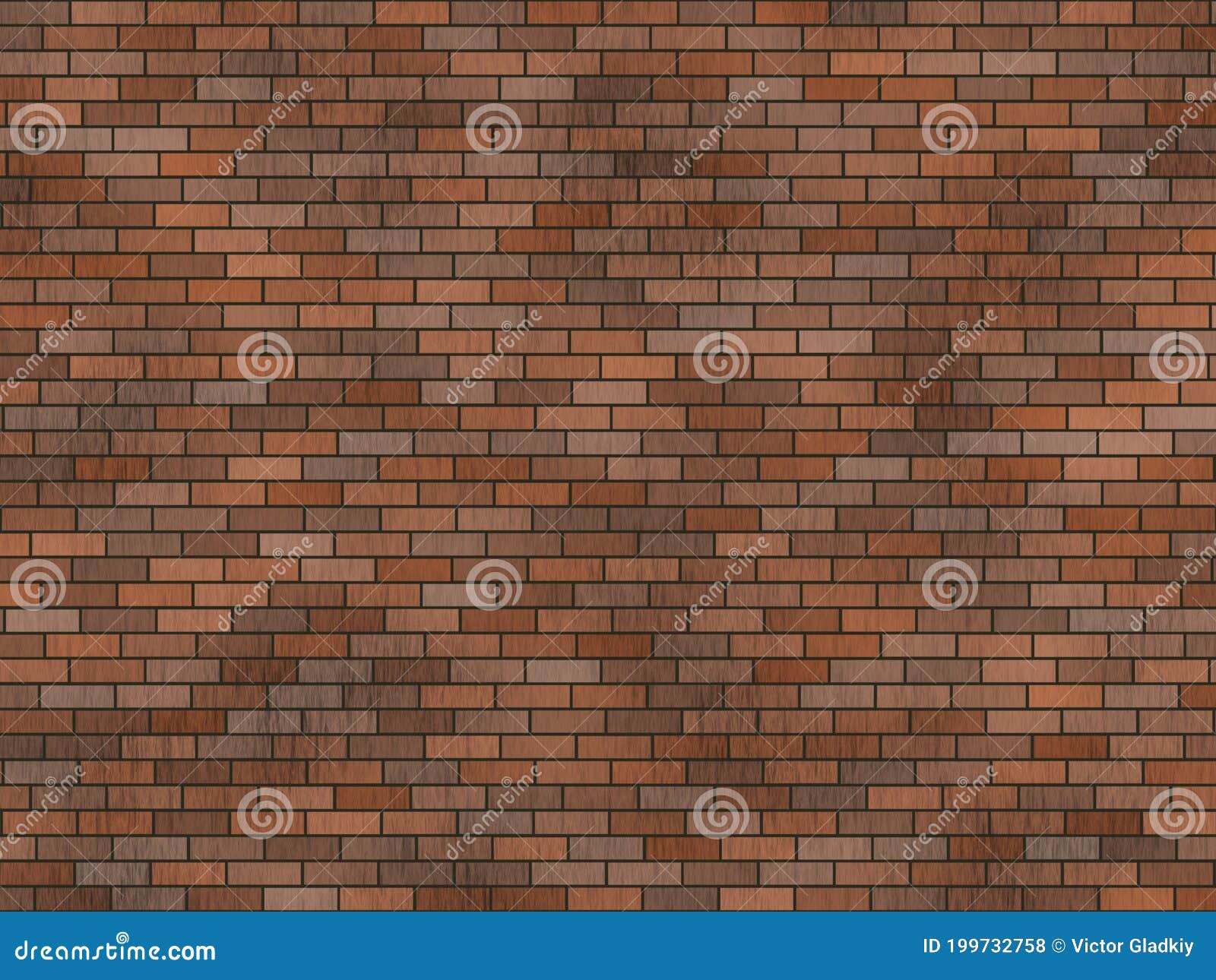 Brick Wall Background Texture or Wallpaper Illustration Stock ...