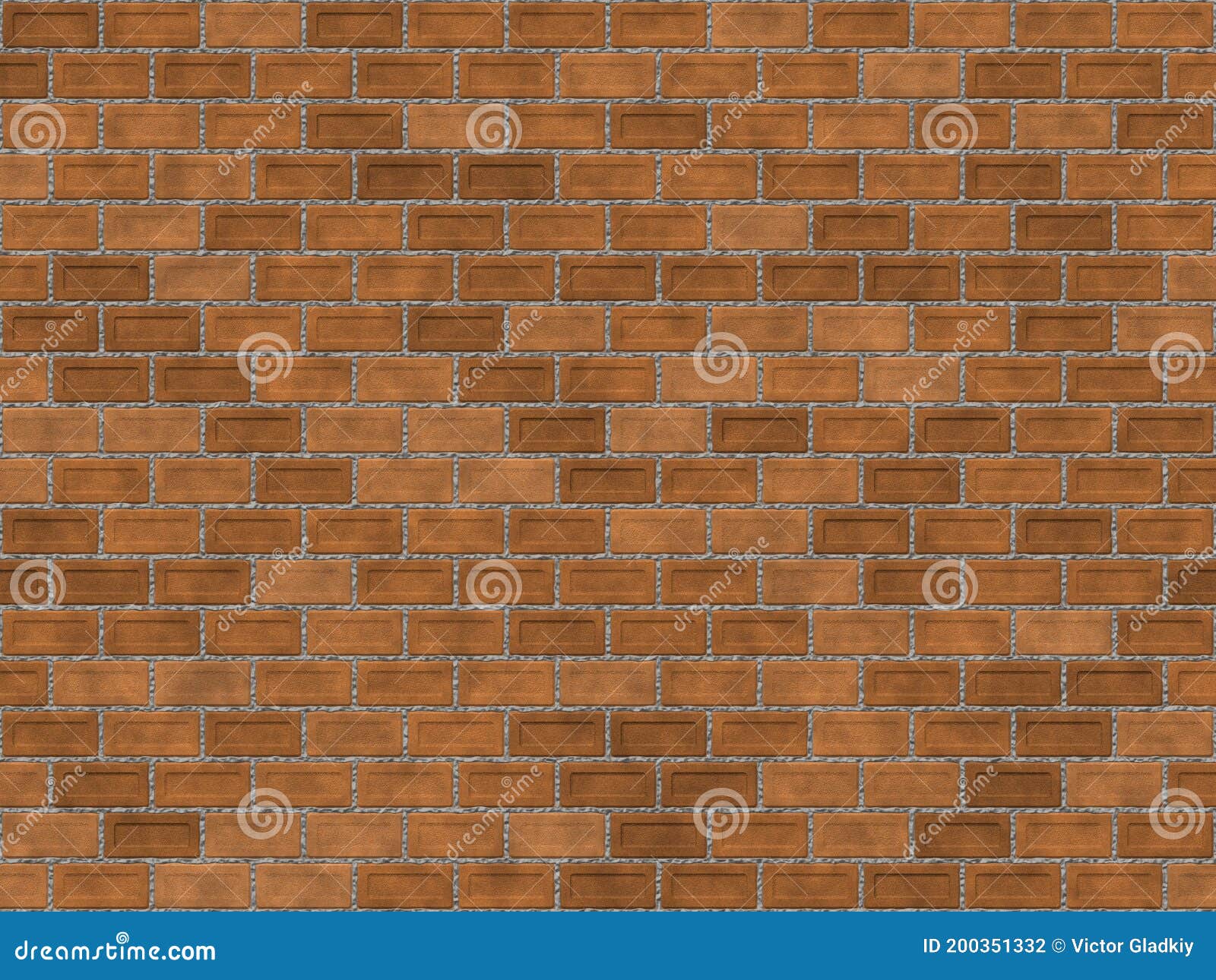 Brick Wall Background Texture or Wallpaper Illustration Stock Photo ...