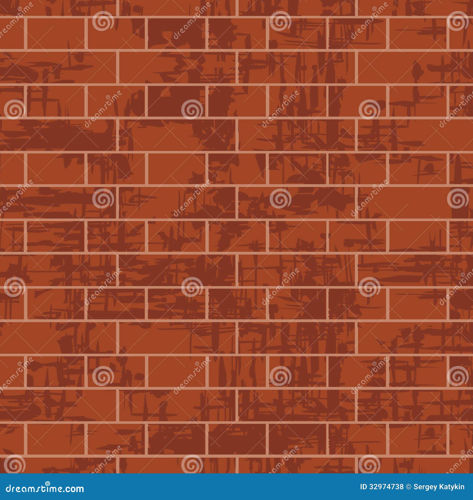Brick Wall Background Vector Illustration Stock Vector Illustration Of Rough Pieces 32974738