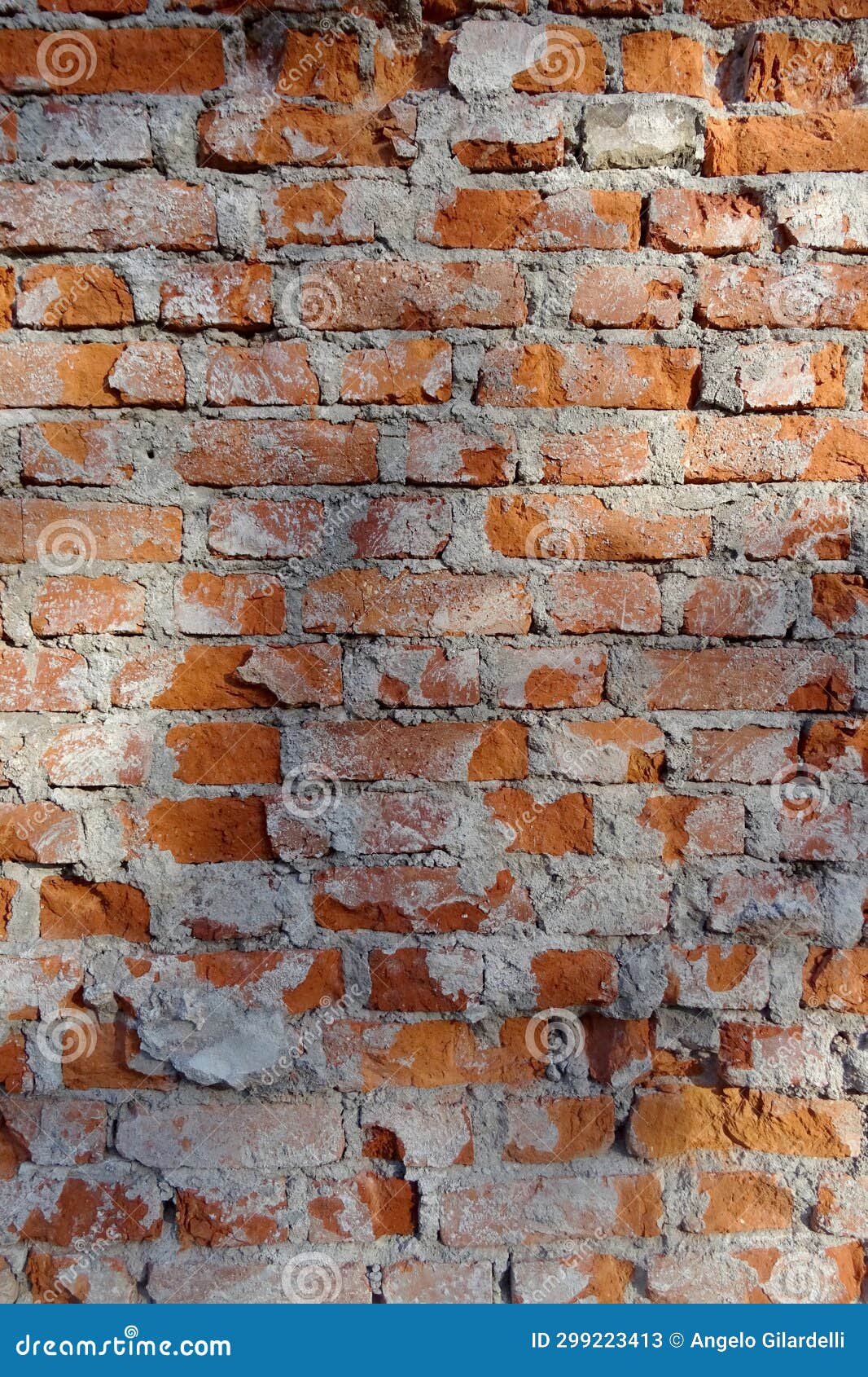 Brick Wall Being Demolished for External Renovation of Building Stock ...