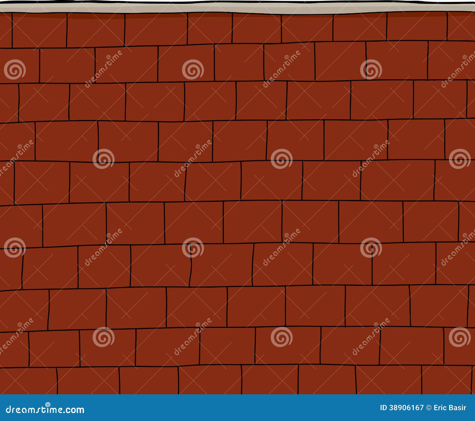 Brick Wall stock vector. Illustration of wall, copy, brick - 38906167