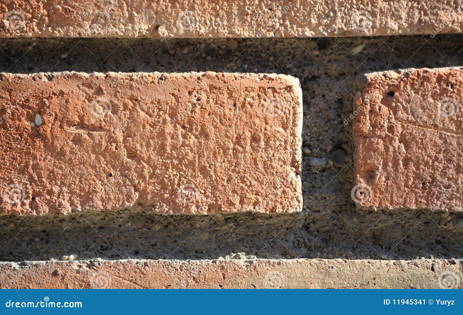 Brick wall close-up stock image. Image of close, clean - 11945341