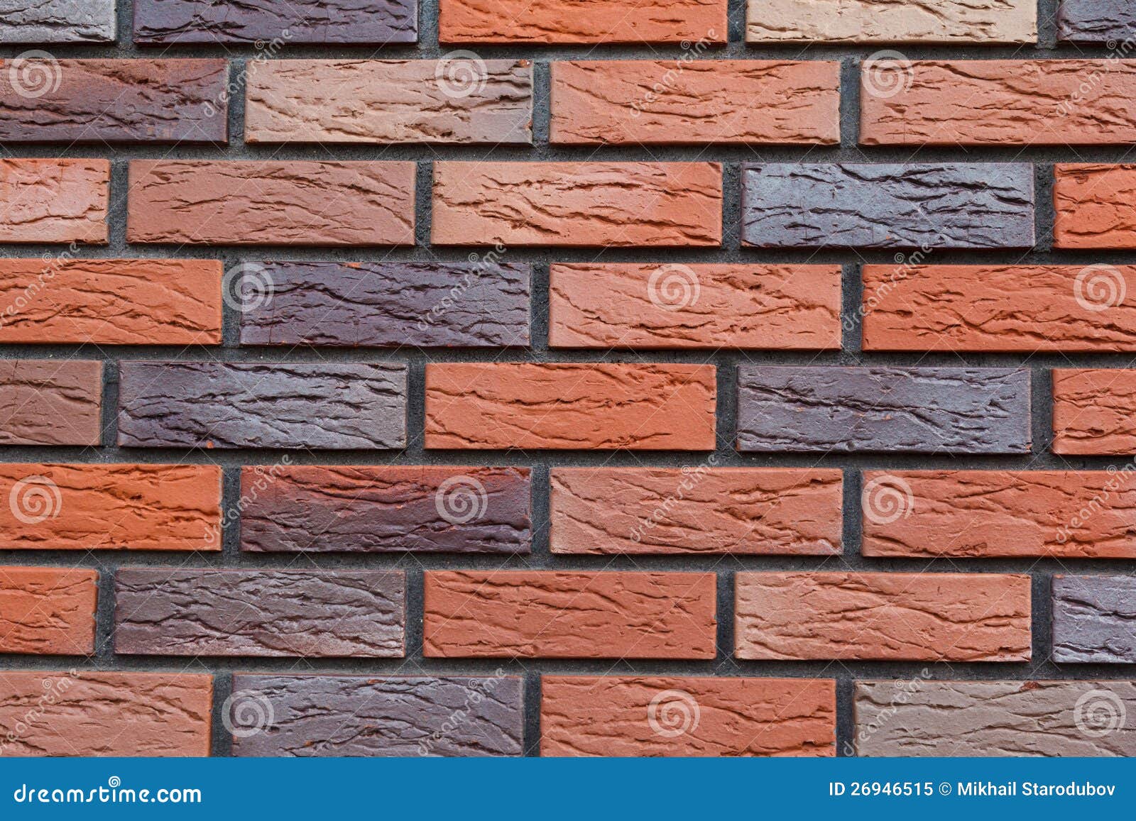 Brick wall close-up stock image. Image of strength, brickwork - 26946515