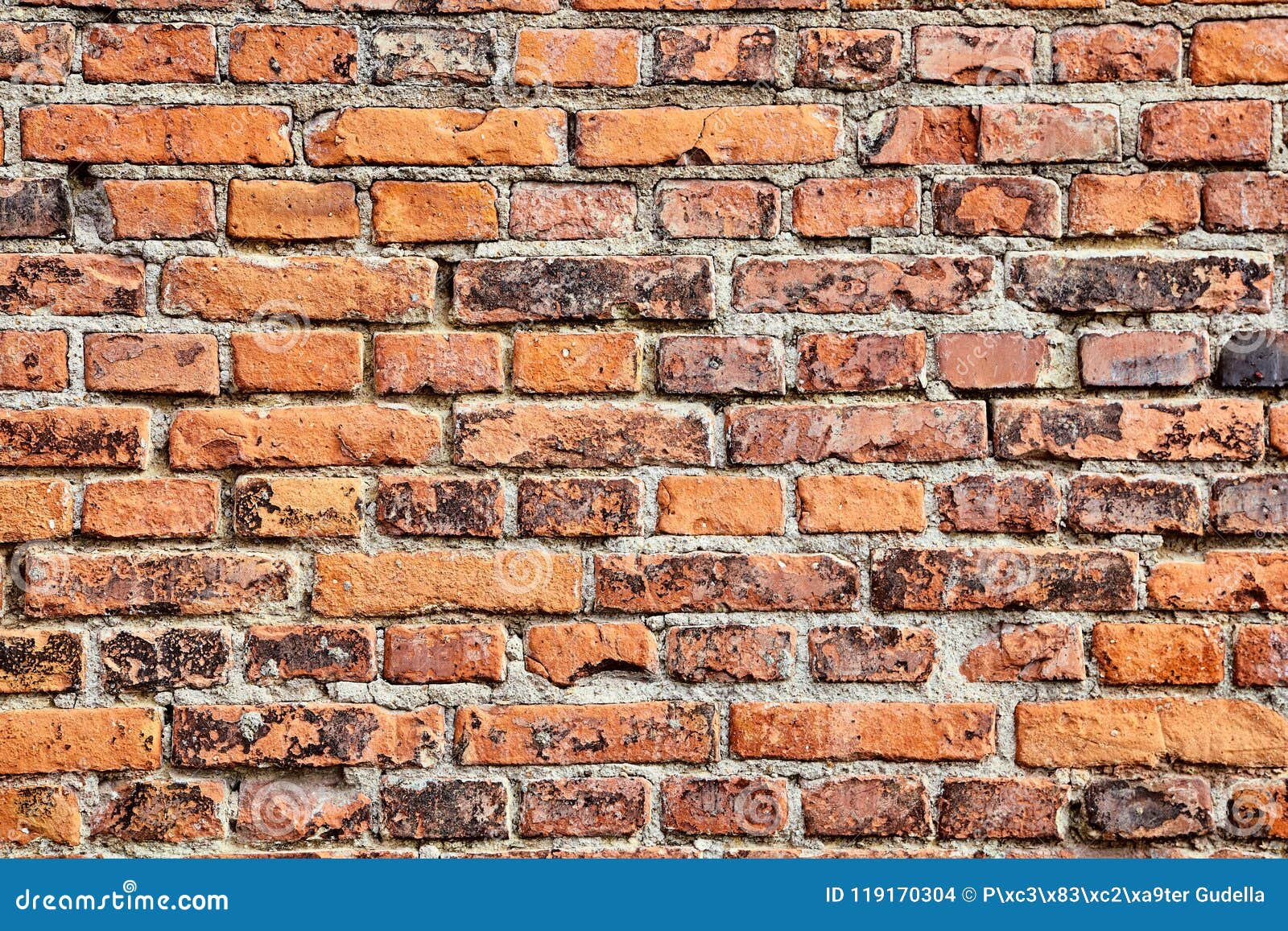 Brick Wall Closeup stock photo. Image of closeup, grunge - 119170304