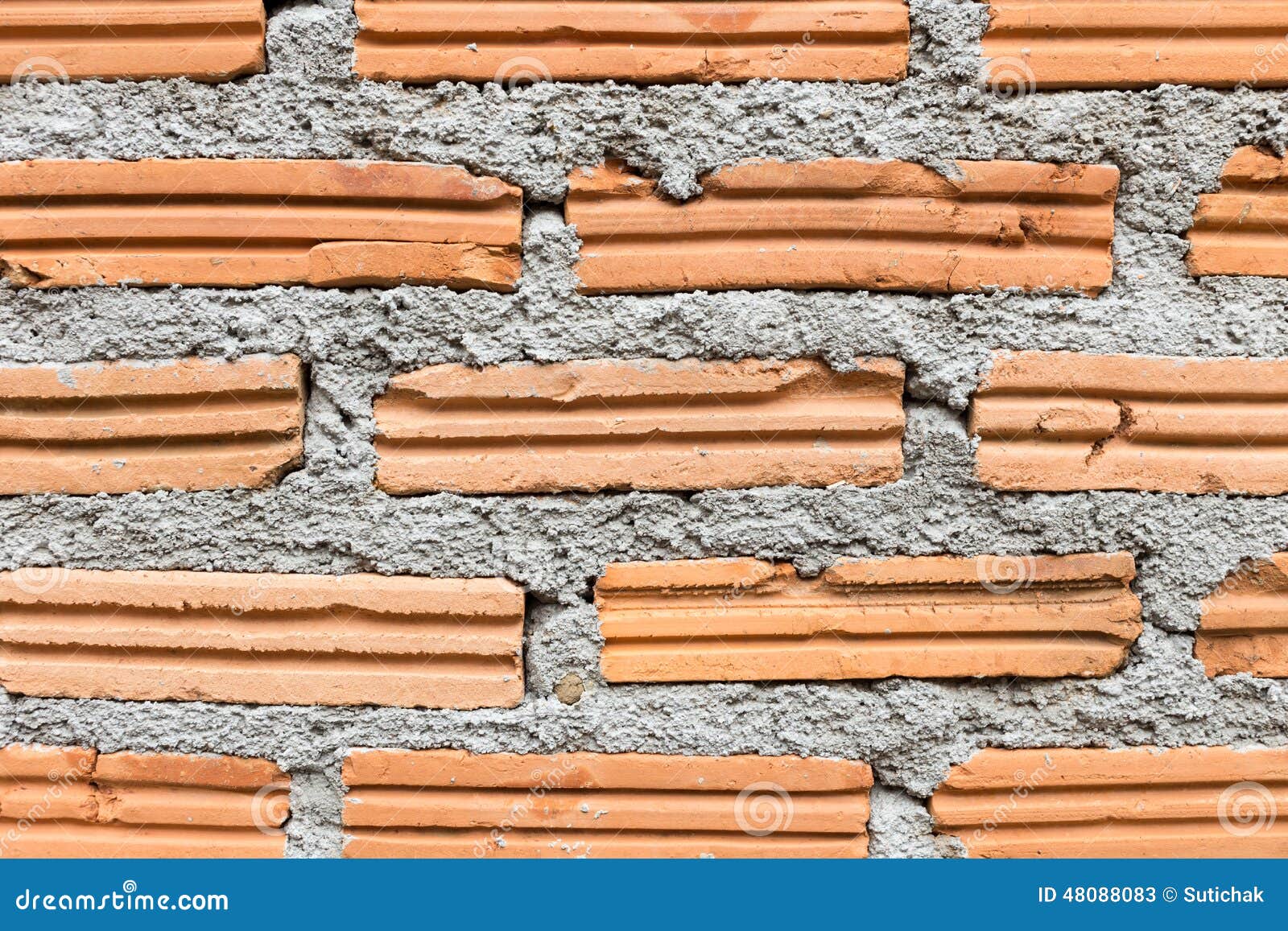 Brick Wall Construction Grunge Texture Stock Image - Image of grunge ...