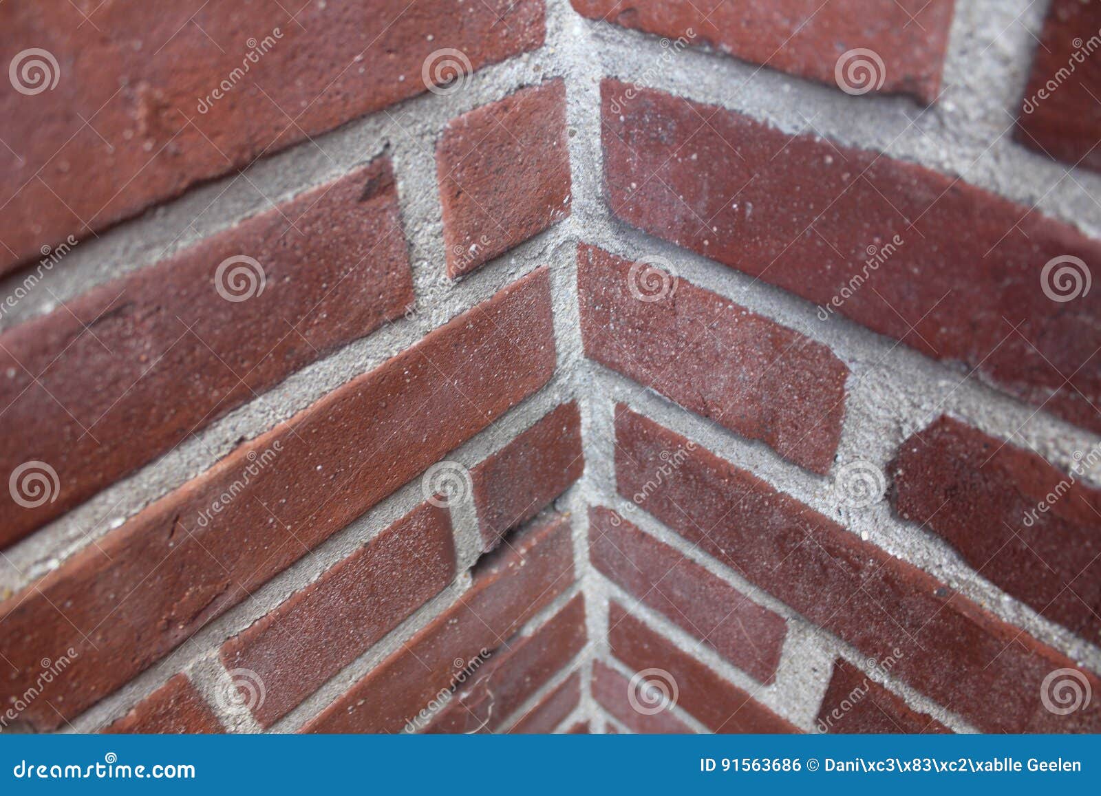 Brick wall corner stock photo. Image of brick, corner - 91563686