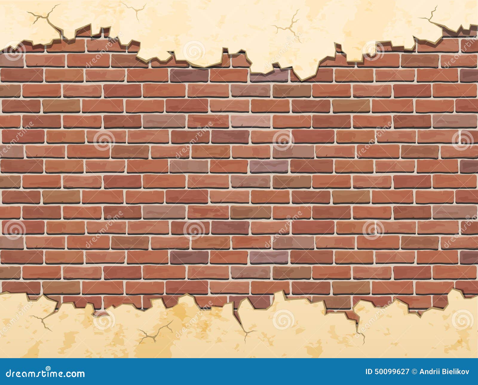 Cracked Concrete Texture Wall Background Royalty-Free Cartoon ...