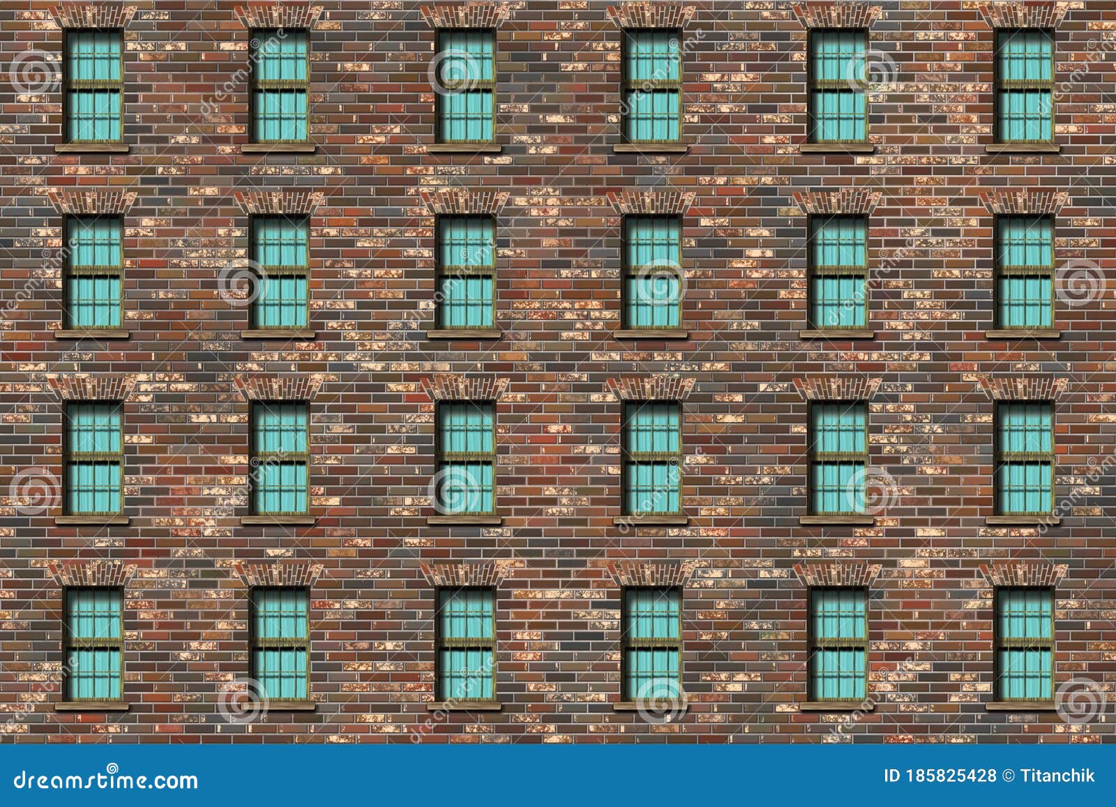 Brick Wall- 3d Abstract Pattern Stock Photo - Image of brickwall ...